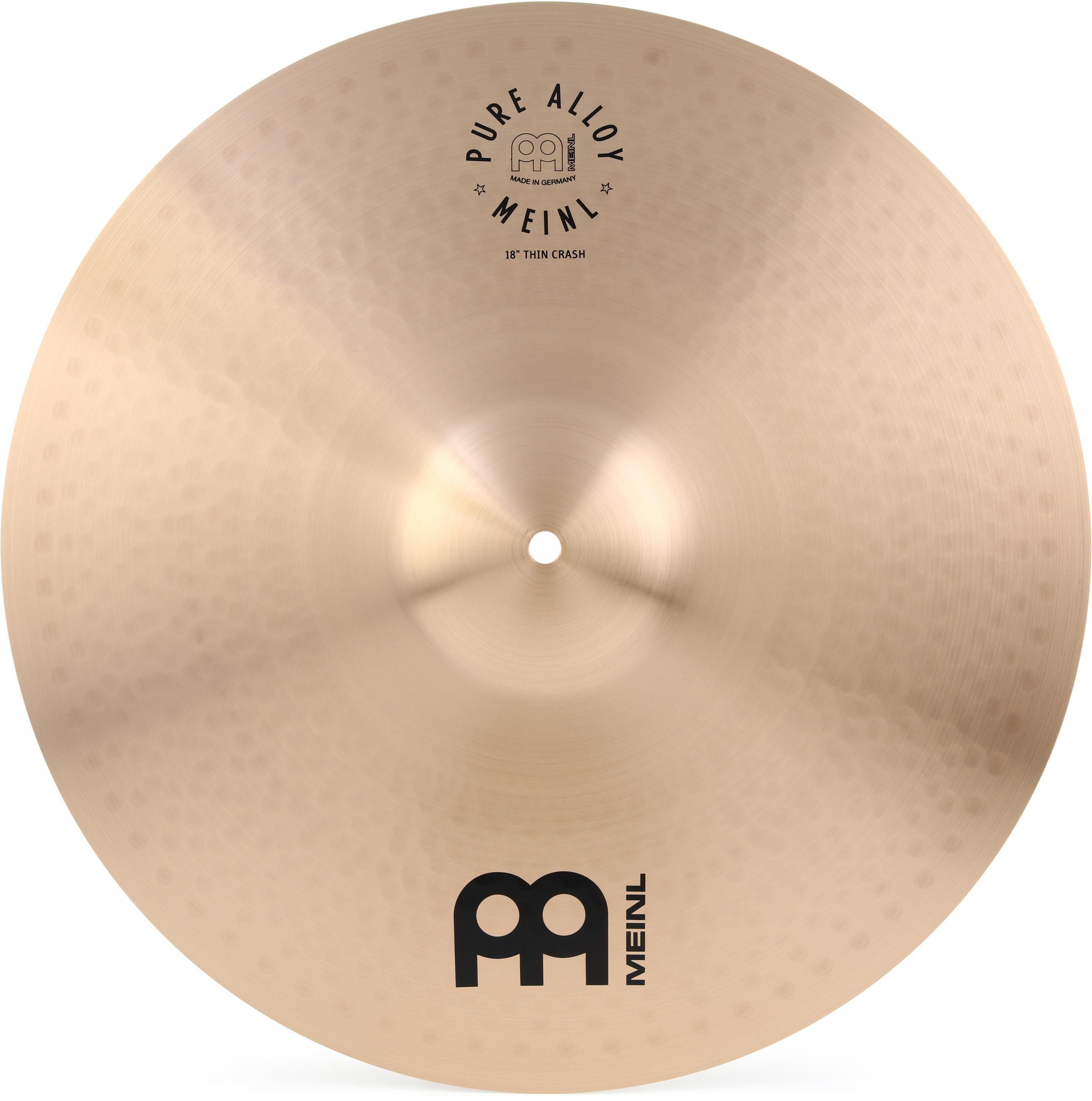 Meinl Cymbals Pure Alloy Thin Crash Cymbal - 18 inch | Sweetwater