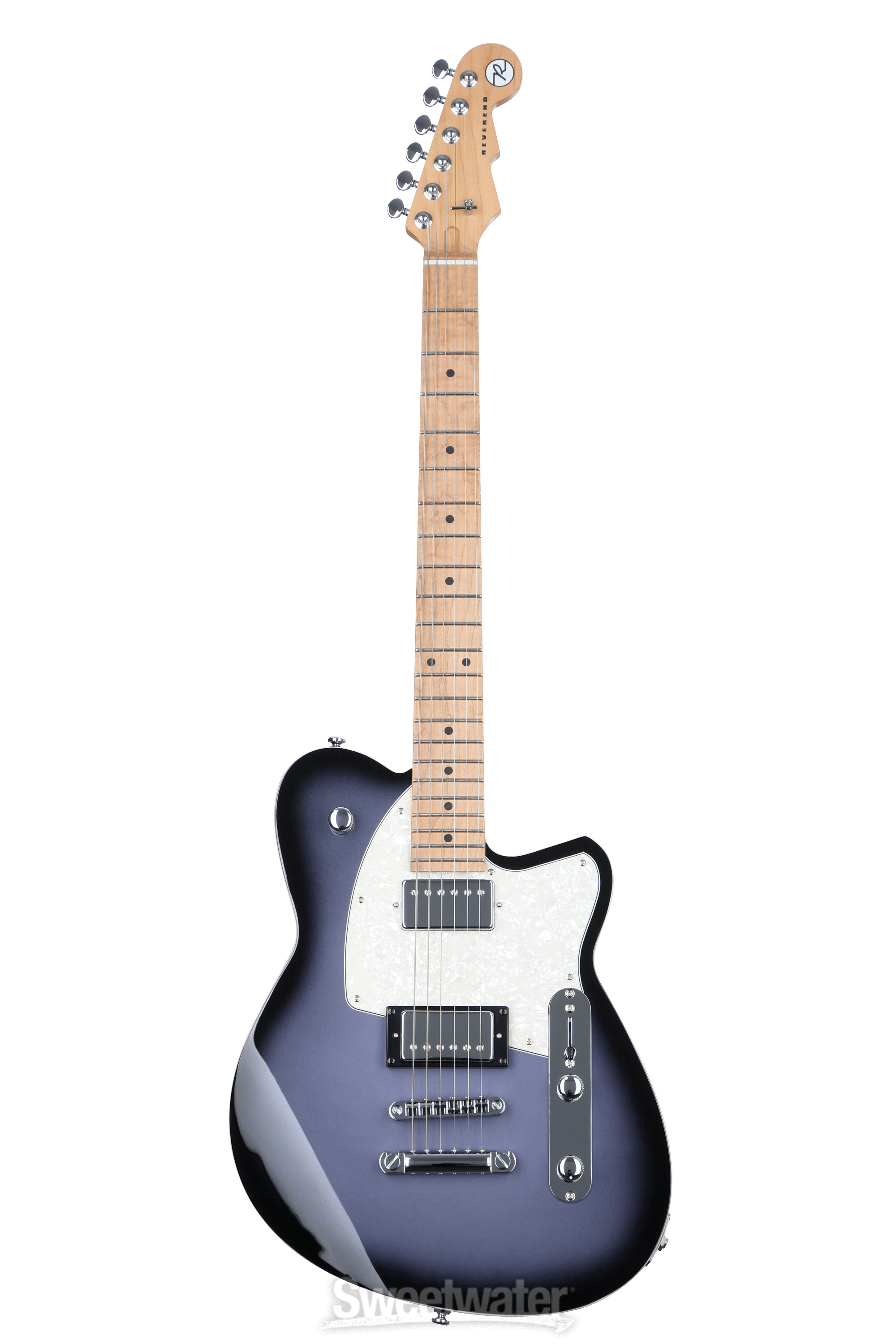 Reverend Charger HB Solidbody Electric Guitar - Periwinkle Burst ...
