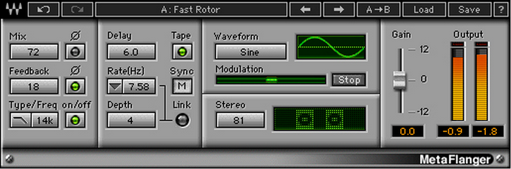 Waves MetaFlanger Plug-in | Sweetwater