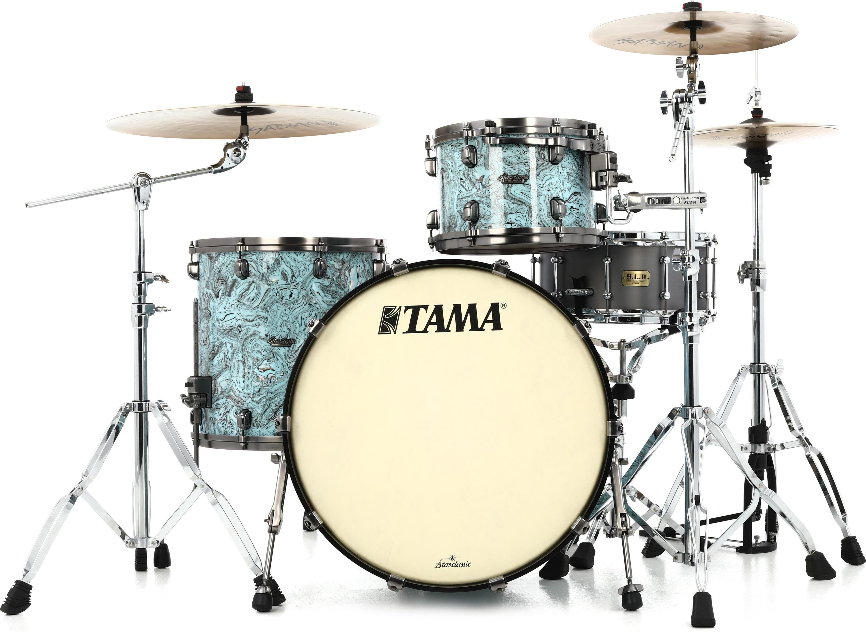 Tama Starclassic Maple MR32CZUS 3-piece Shell Pack - Sky Blue Swirl ...