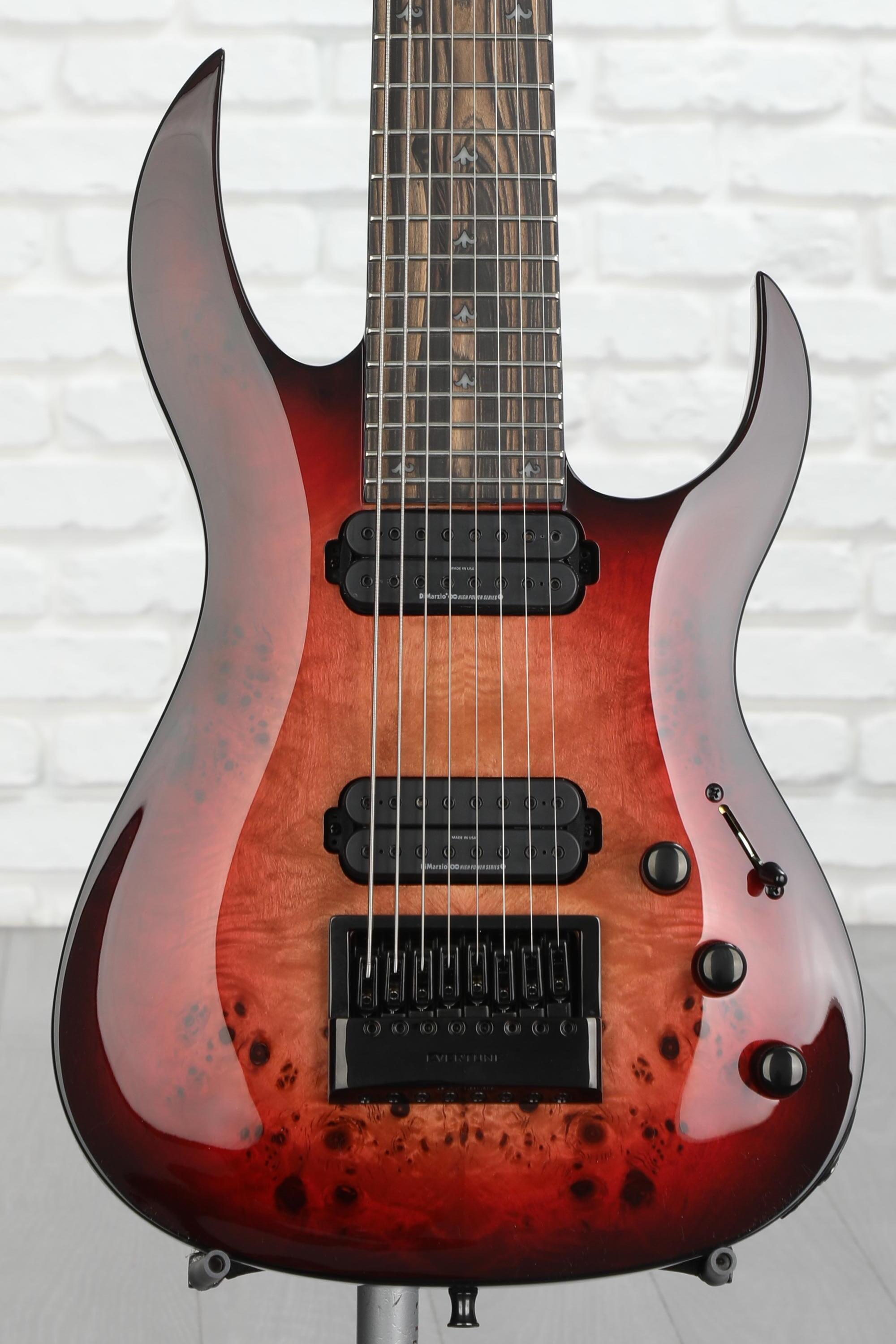 B.C. Rich Shredzilla Prophecy 8 Archtop 8-string Electric Guitar with ...