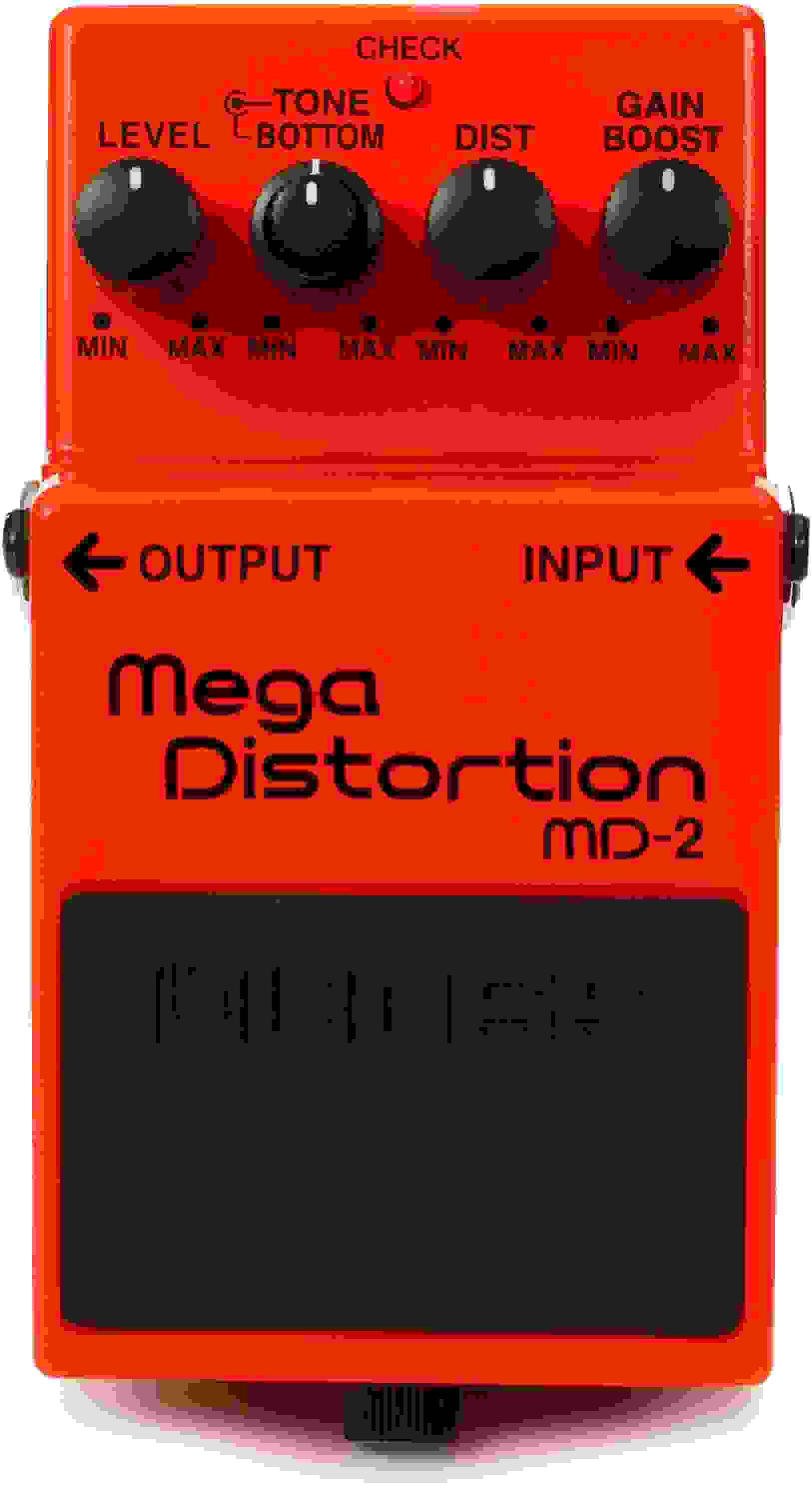 Boss MD-2 Mega Distortion Pedal | Sweetwater