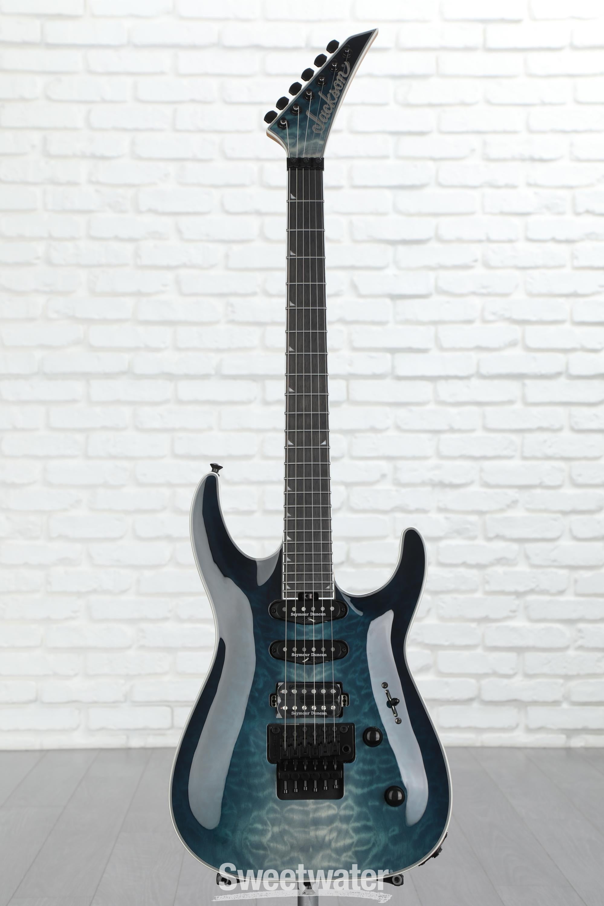 Jackson Pro Plus Series Soloist SLA3Q Electric Guitar - Polar Burst ...