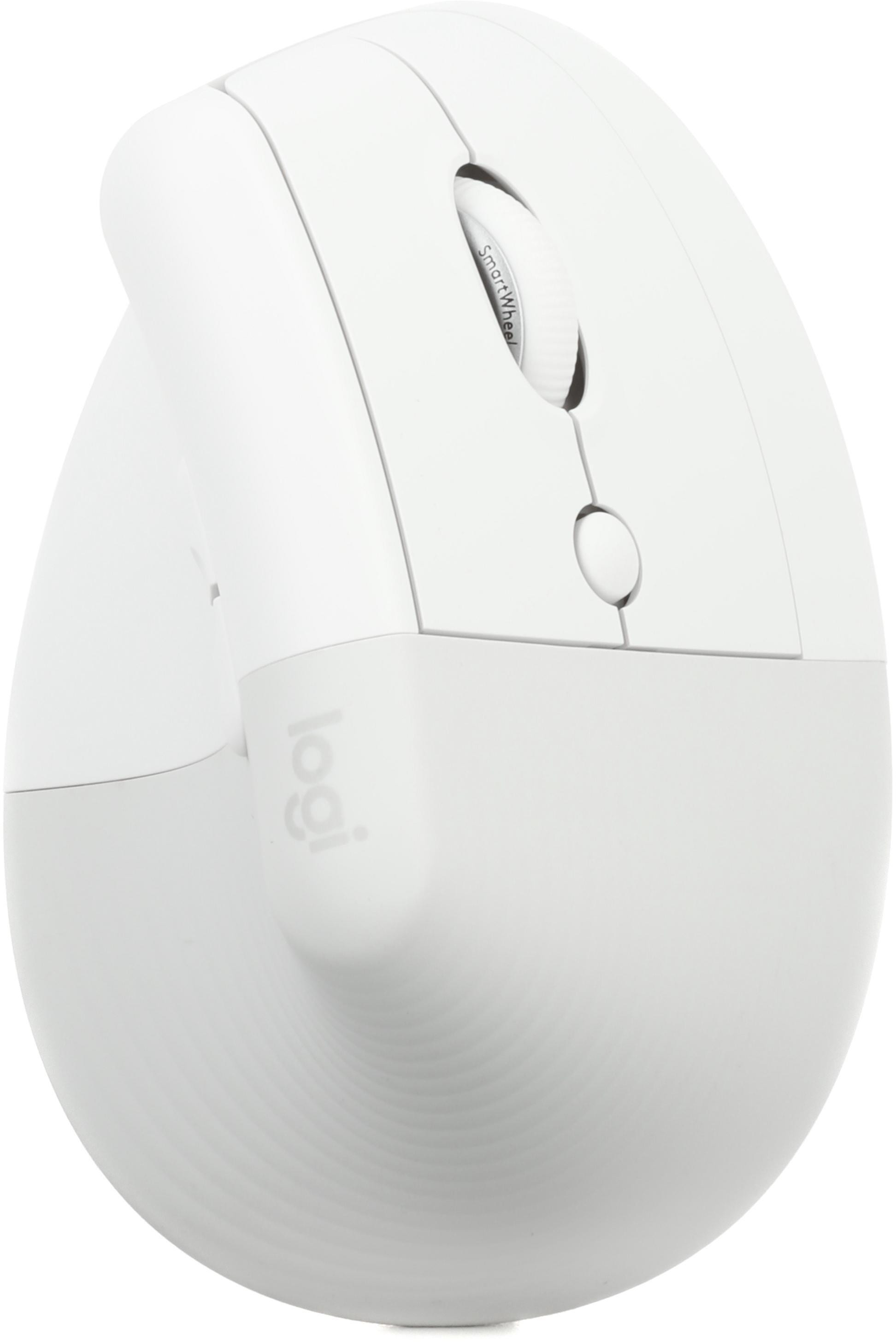 Logitech Lift Vertical Ergonomic Mouse - Off-white | Sweetwater