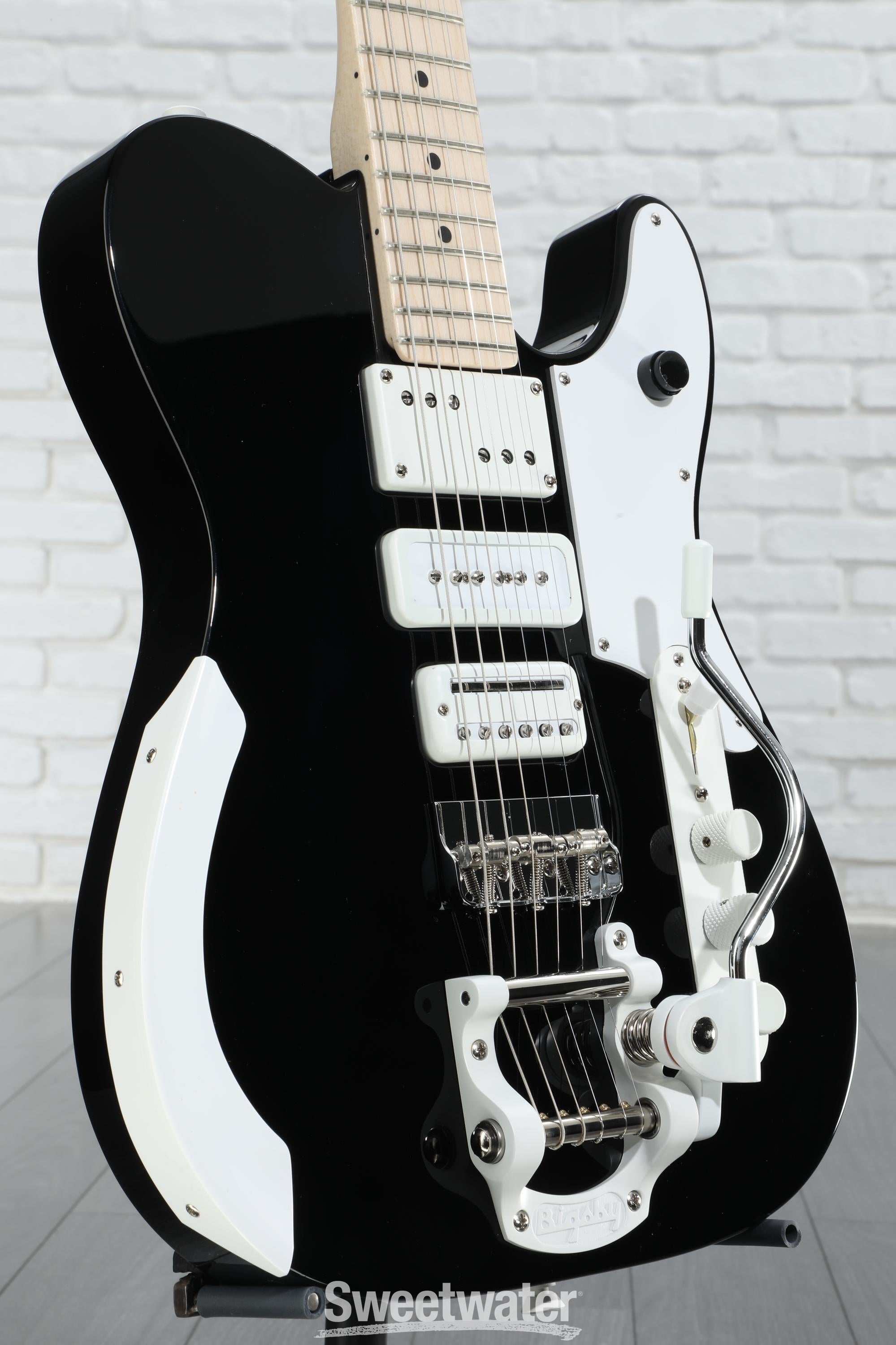 Fender Jack White Triplecaster Telecaster Electric Guitar - Black ...