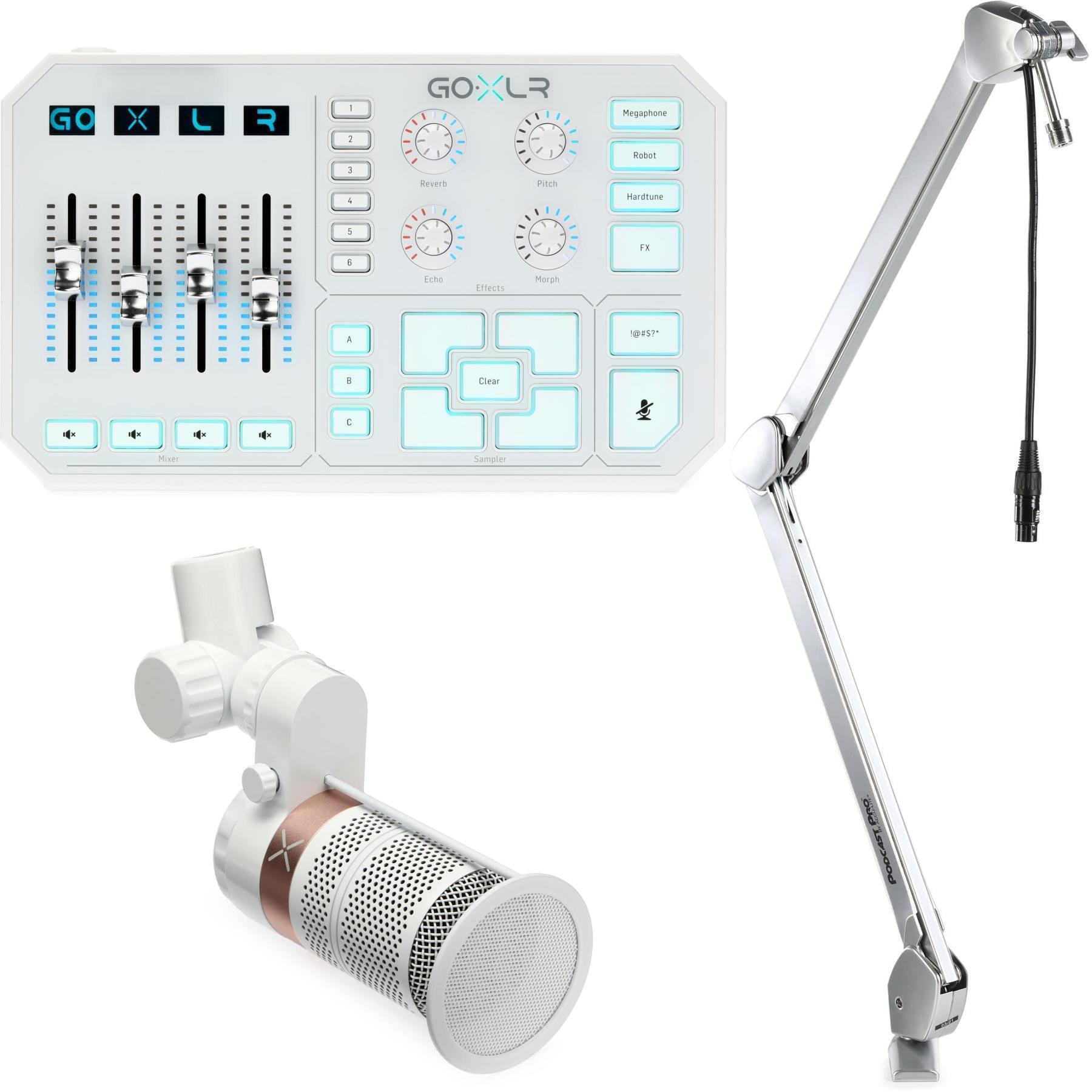 TC-Helicon GoXLR 4-channel USB Streaming Mixer and GoXLR MIC Broadcast ...