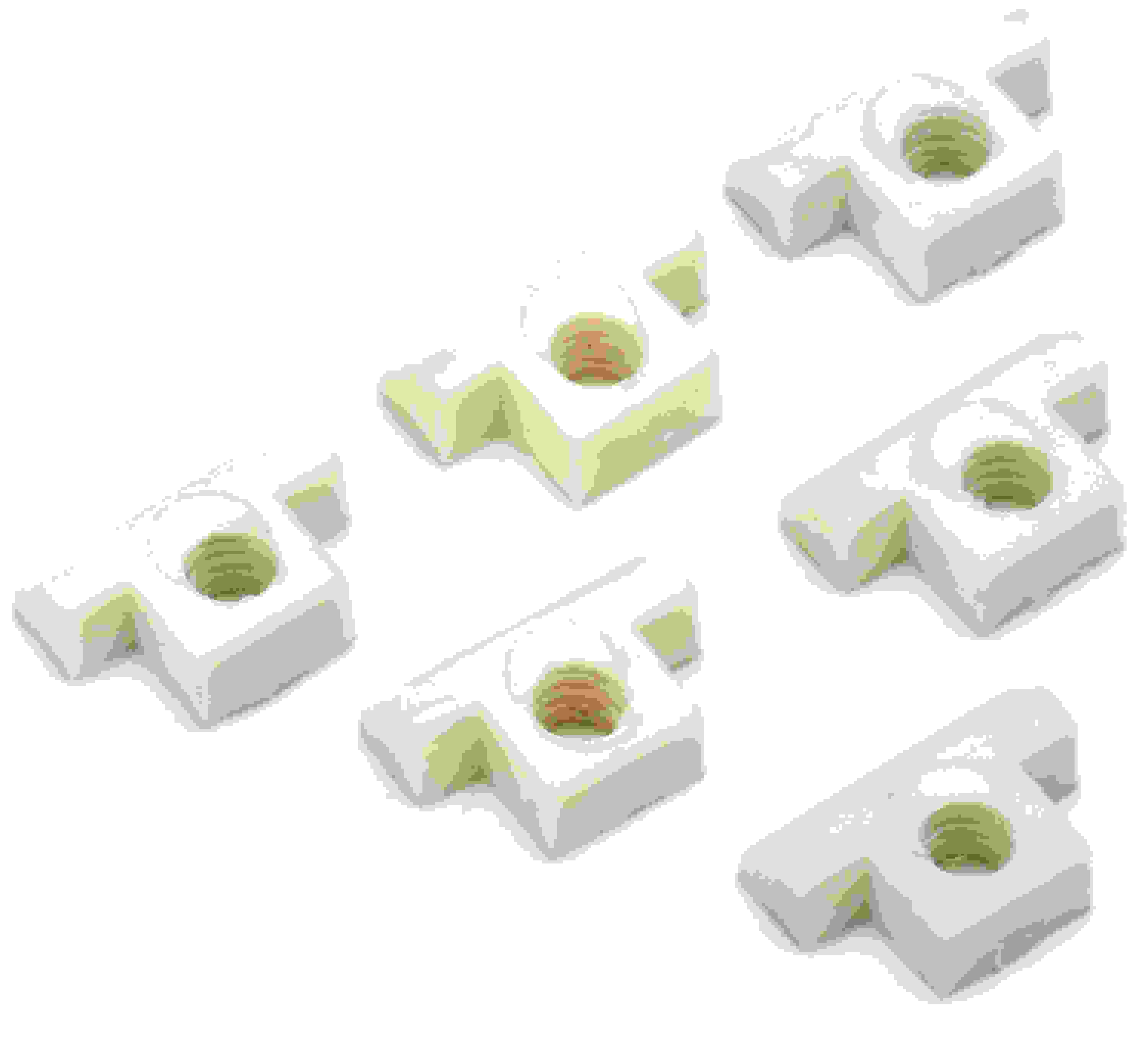 Graph Tech PQ-8400-00 TUSQ ABR-1 Tune-o-matic-style Saddles - (Set of 6 ...