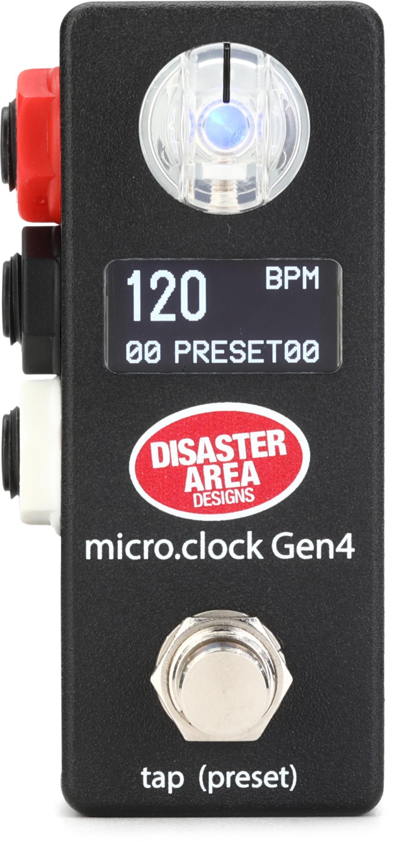 Disaster Area Designs micro.clock Gen4 MIDI Tap Tempo and Clock Source ...