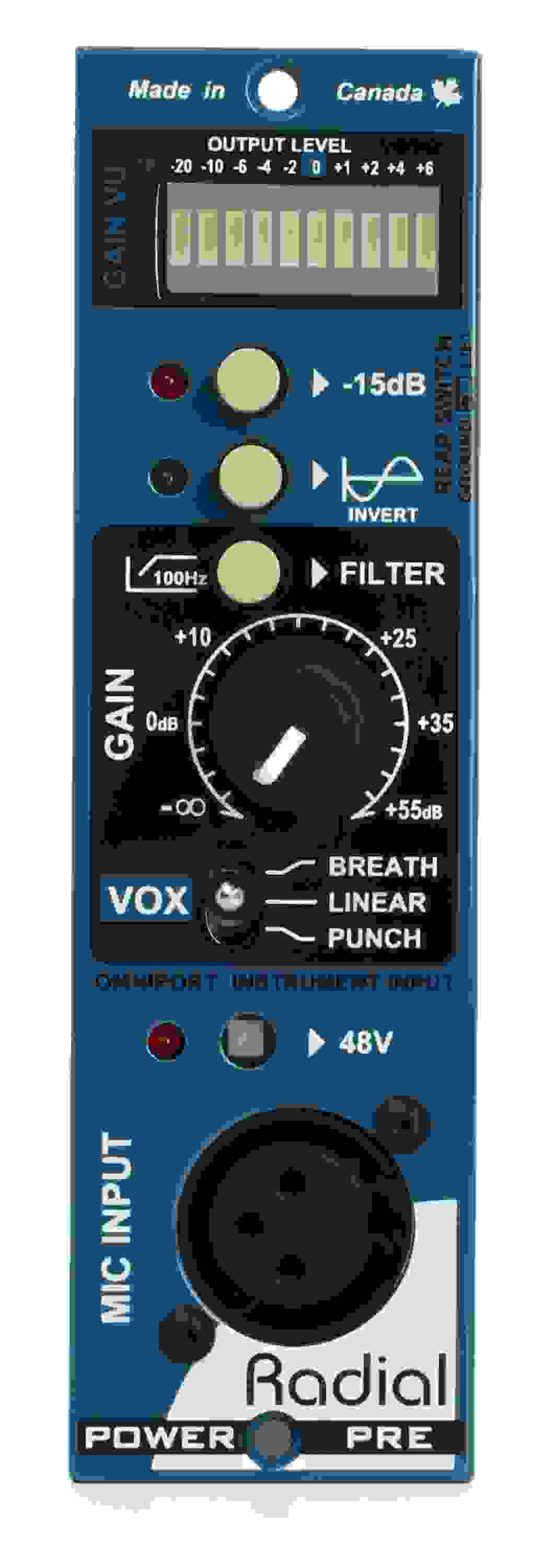 Radial PowerPre 500 Series Microphone Preamp | Sweetwater