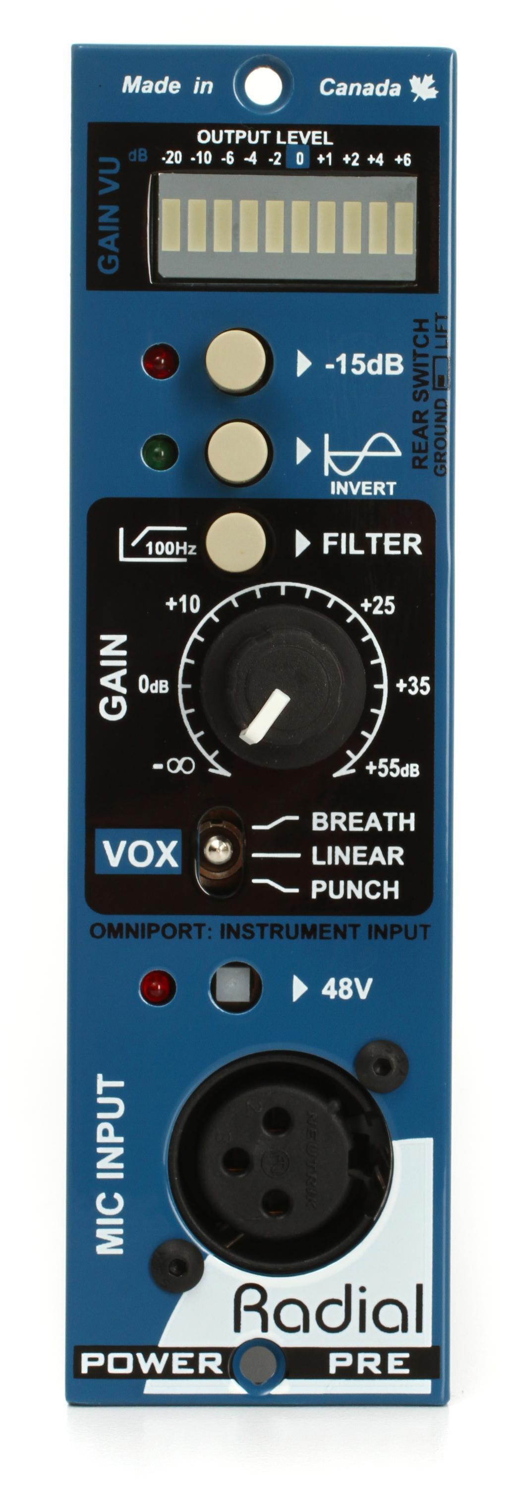 Radial PowerPre 500 Series Microphone Preamp | Sweetwater