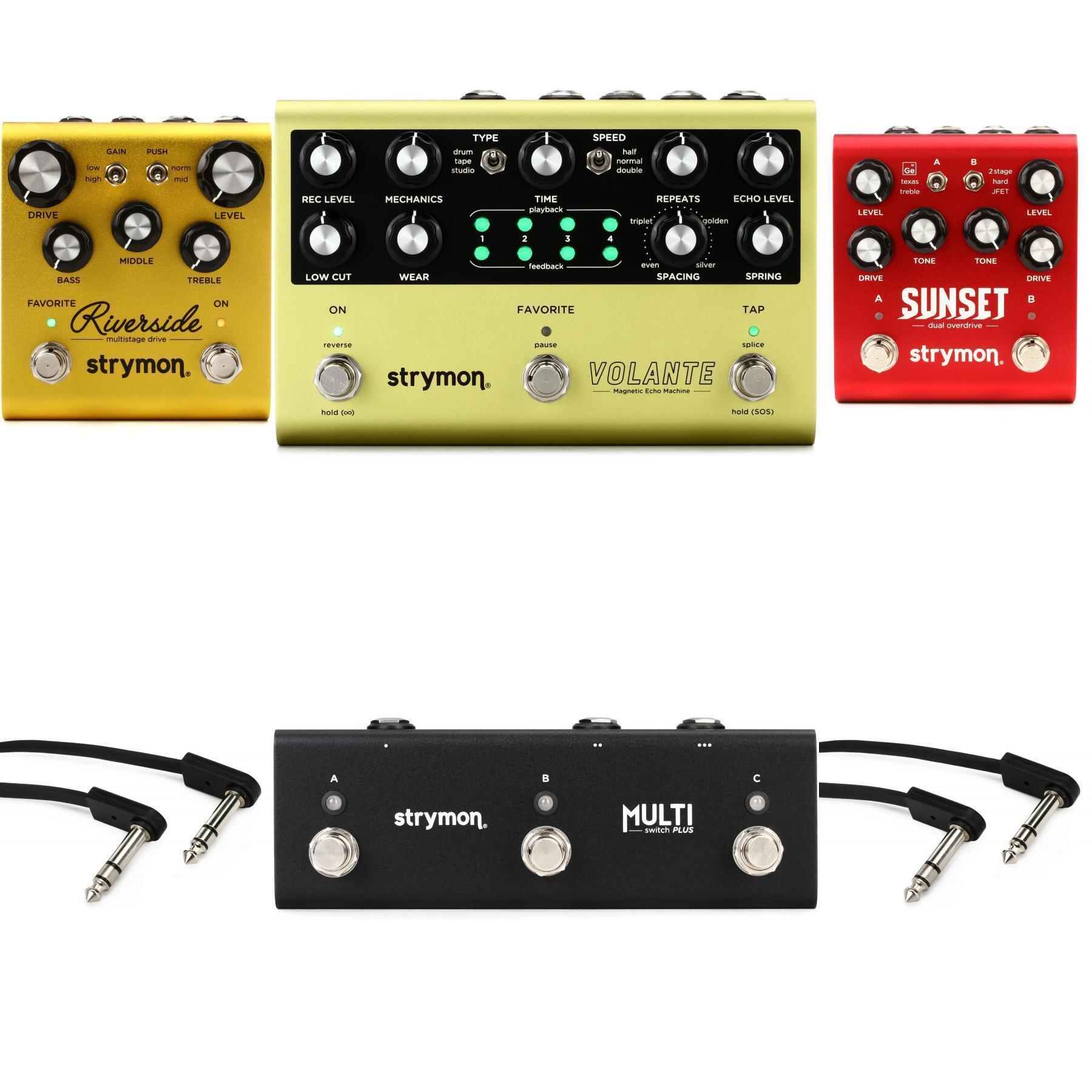 Strymon Triple Pedal Pack with Footswitch and Cables | Sweetwater