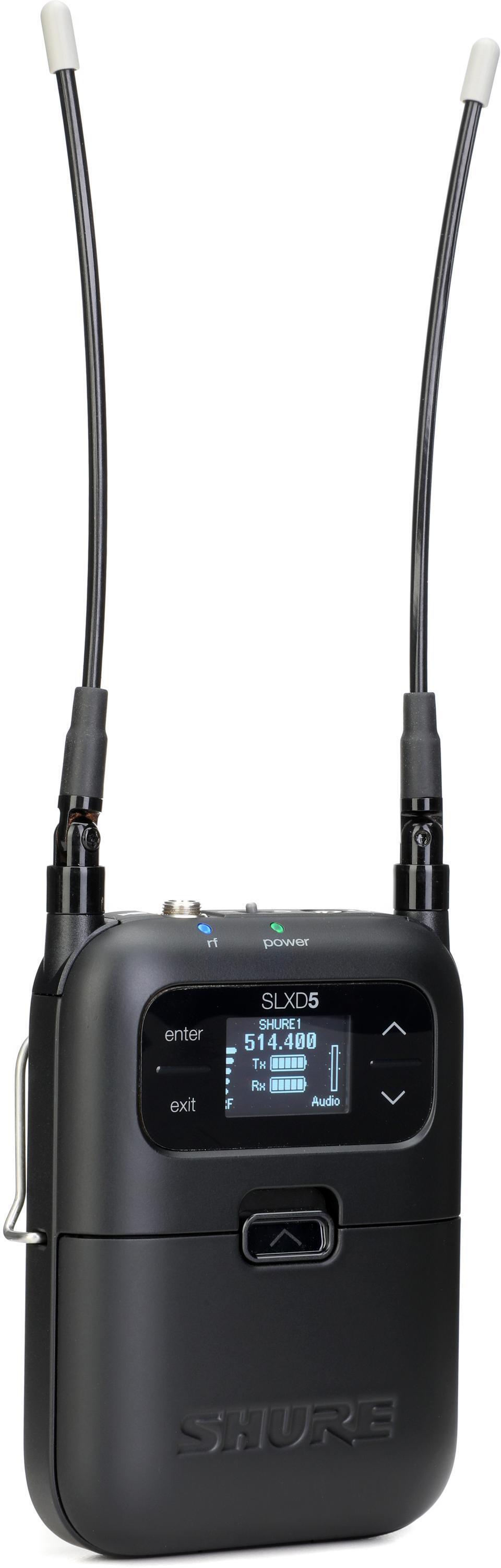 Shure SLXD5 Wireless Receiver - H55 Band | Sweetwater
