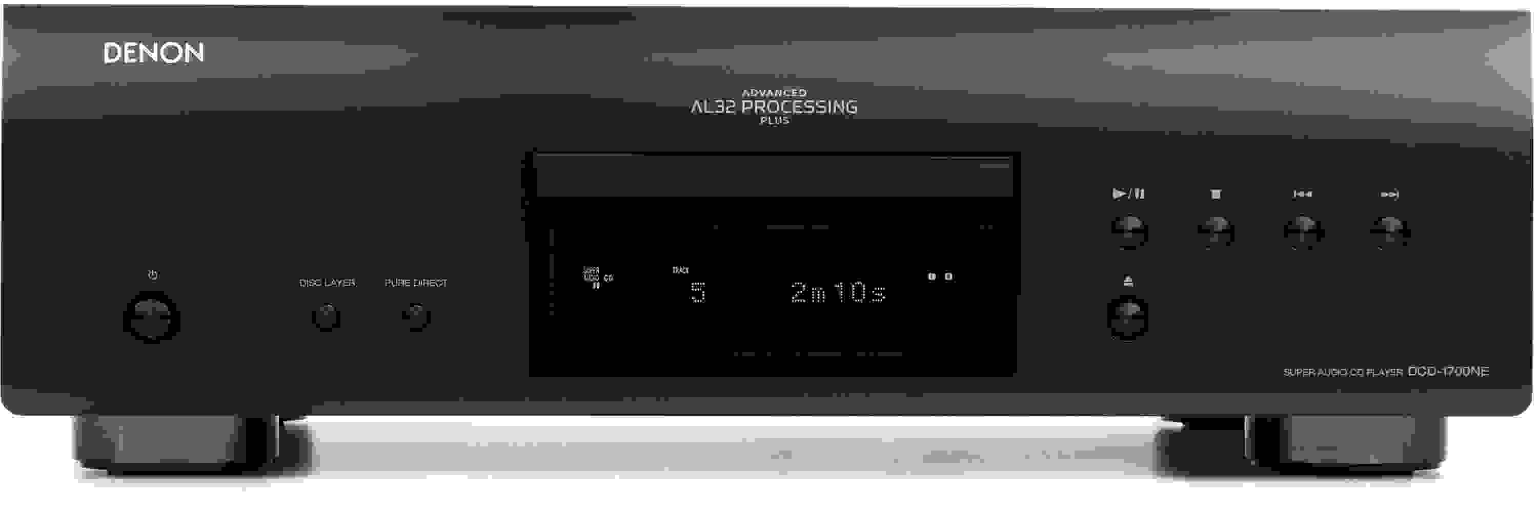 Denon DCD-1700NE CD/SACD Media Player - Black | Sweetwater