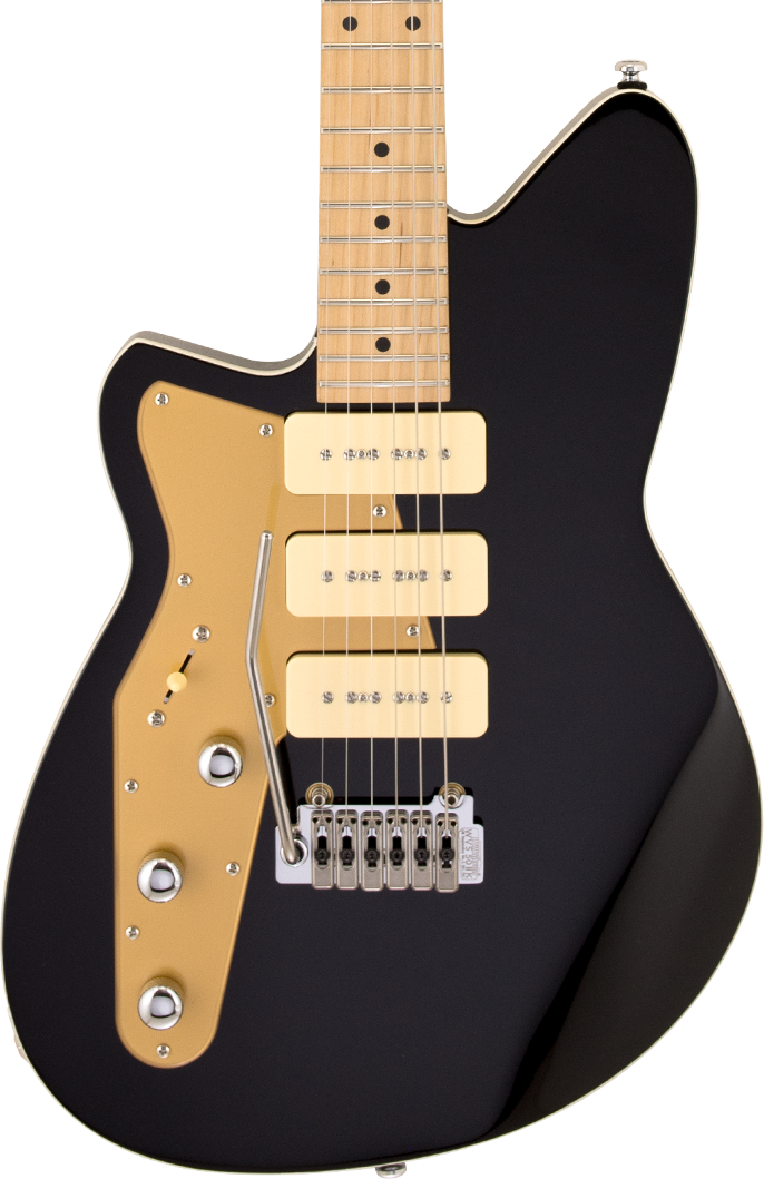 Reverend Jetstream 390 Left-handed Electric Guitar - Midnight Black ...
