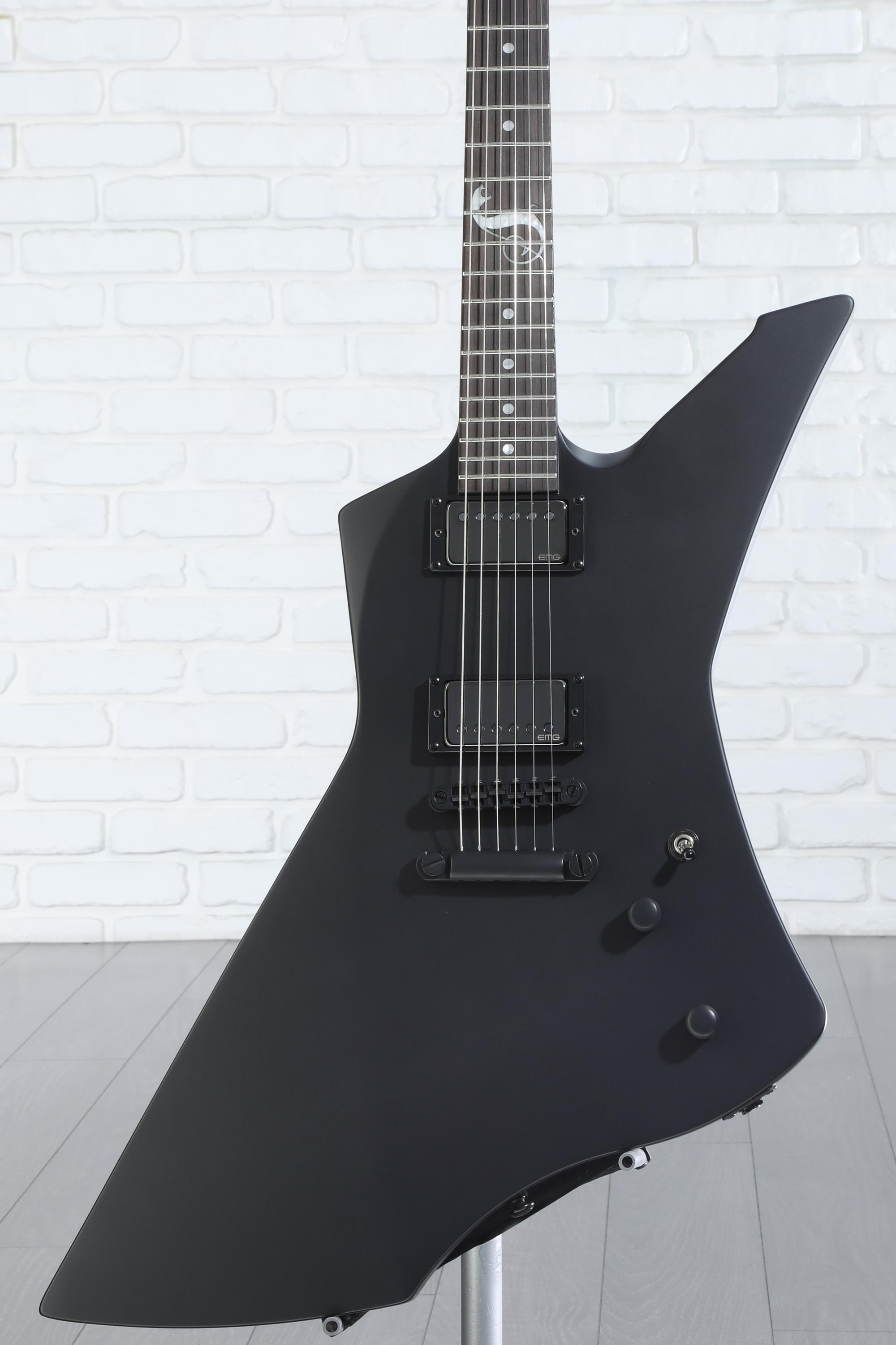 ESP LTD James Hetfield Signature Snakebyte - Black Satin | Sweetwater