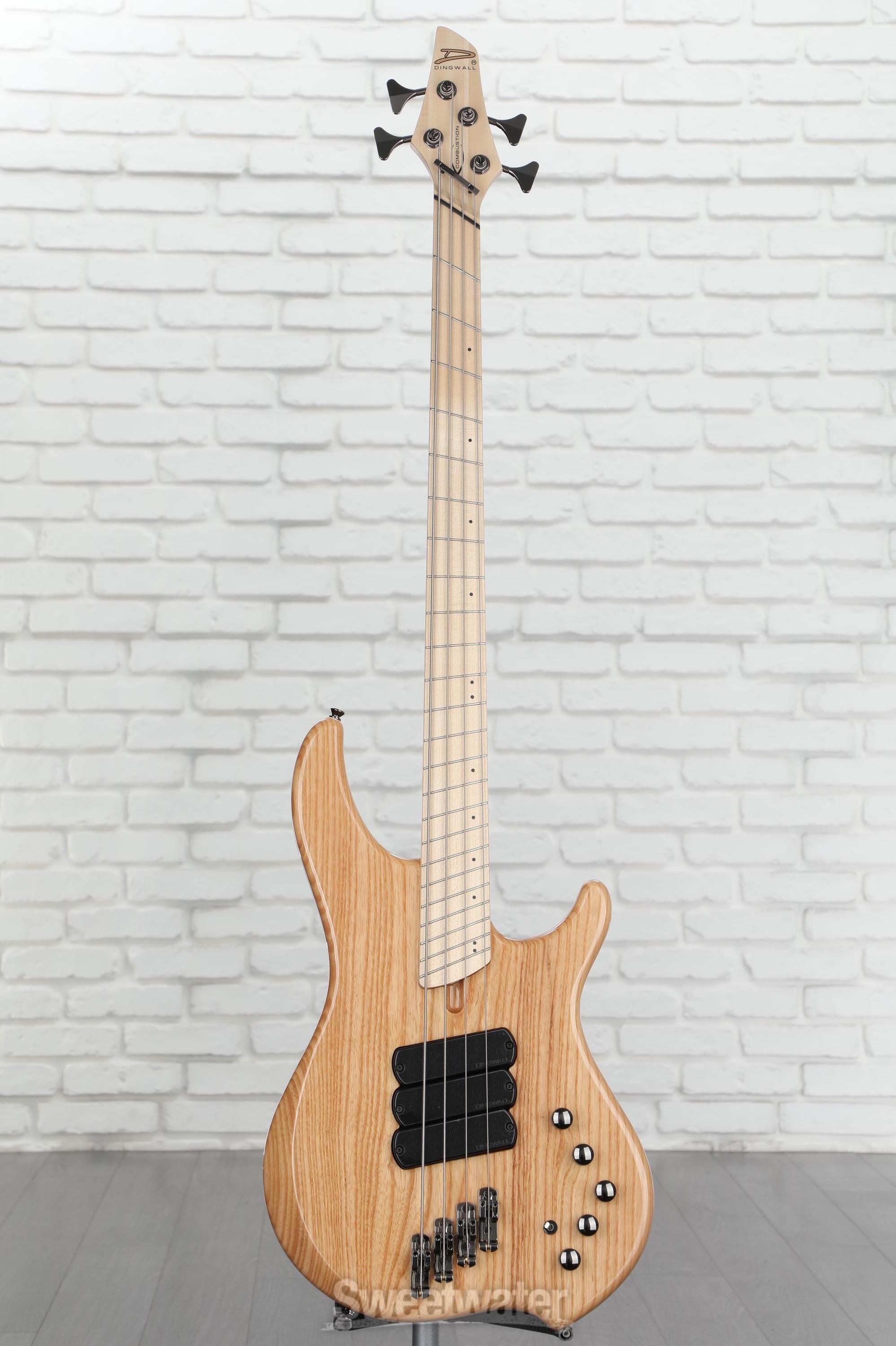 Dingwall Guitars Combustion 4-string Electric Bass - Natural Ash with ...