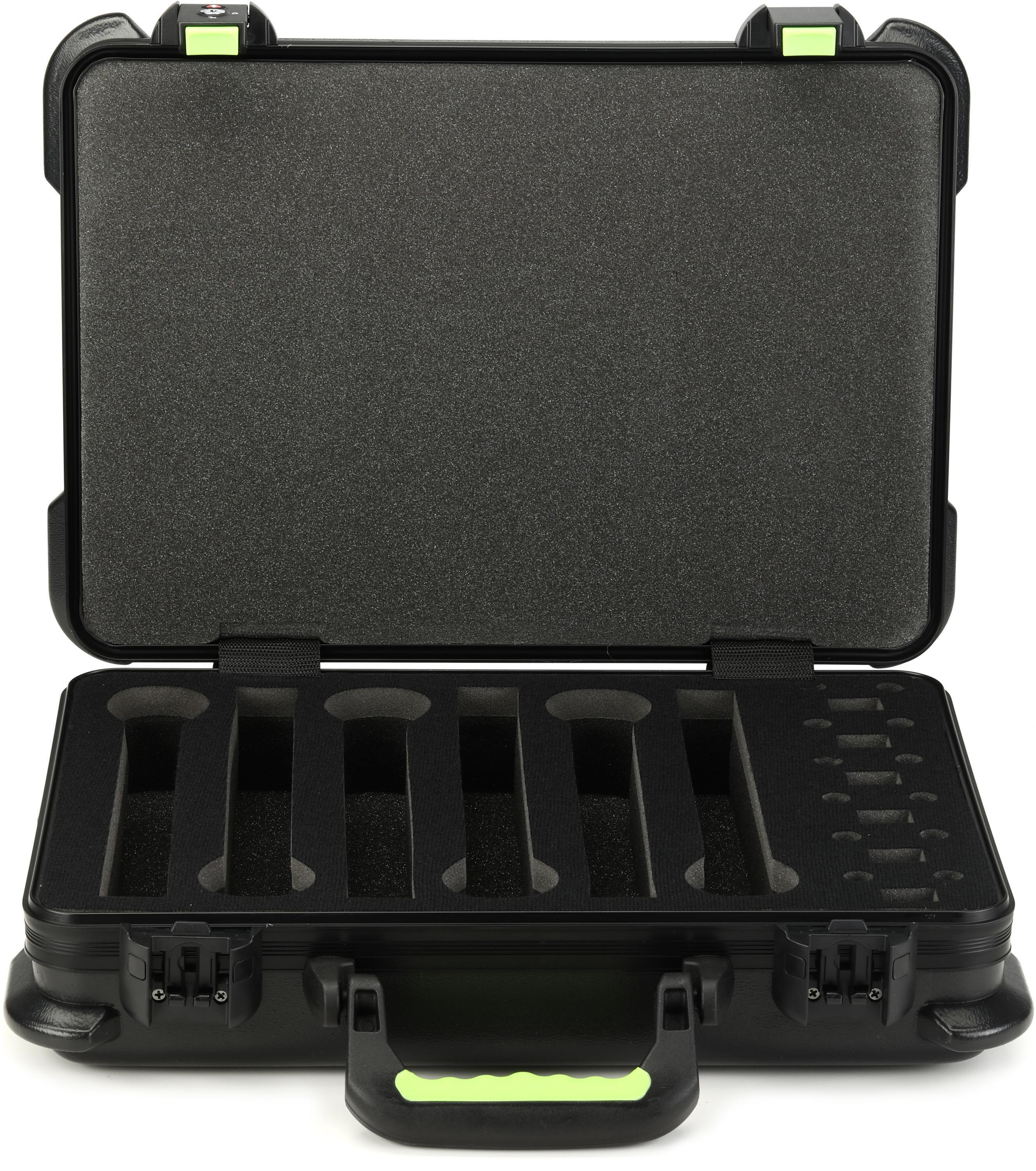 Shure by Gator Molded Case with Drops for 6 Wireless Microphones ...