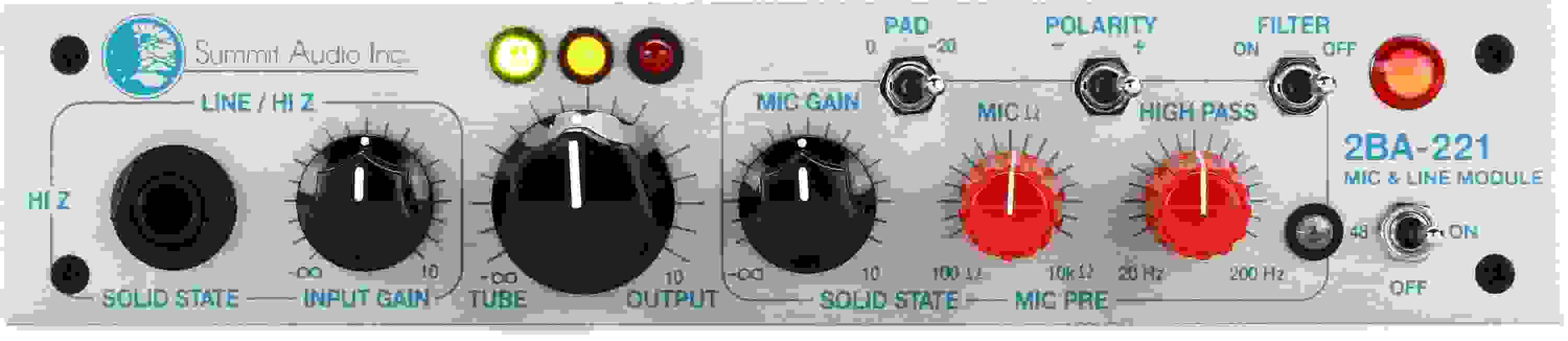 Summit Audio 2BA-221 Microphone Preamp | Sweetwater