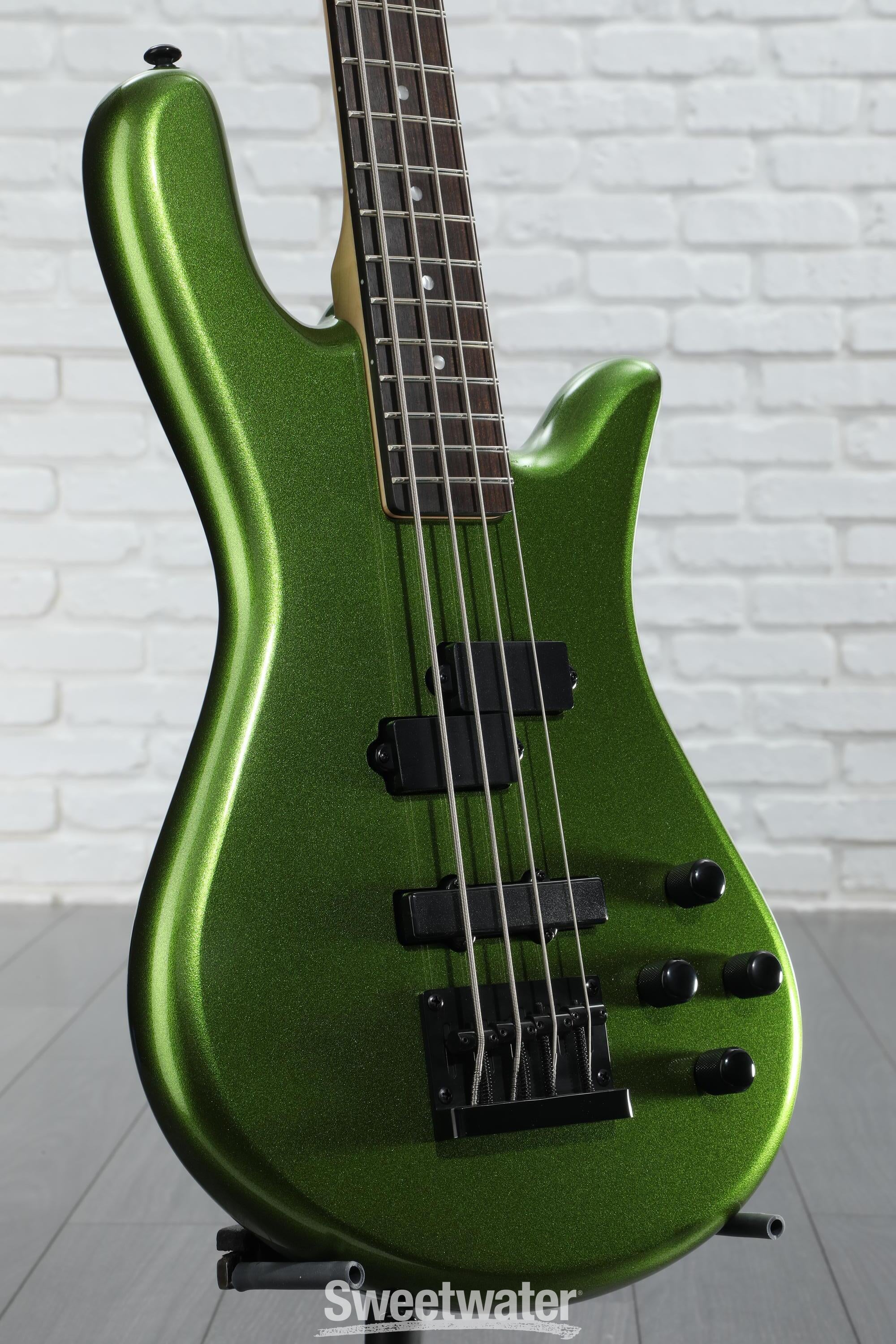 Spector Performer 4 Bass Guitar - Metallic Green | Sweetwater