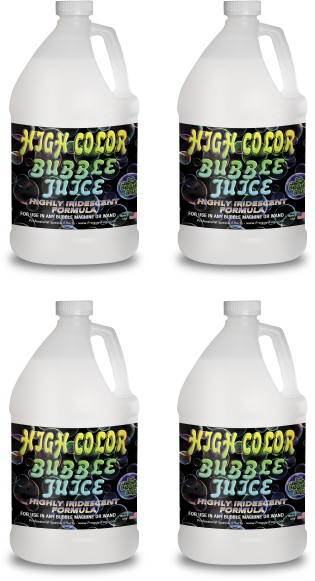 Froggy's Fog High Color Bubble Fluid - 1 Gallon (4-pack) | Sweetwater
