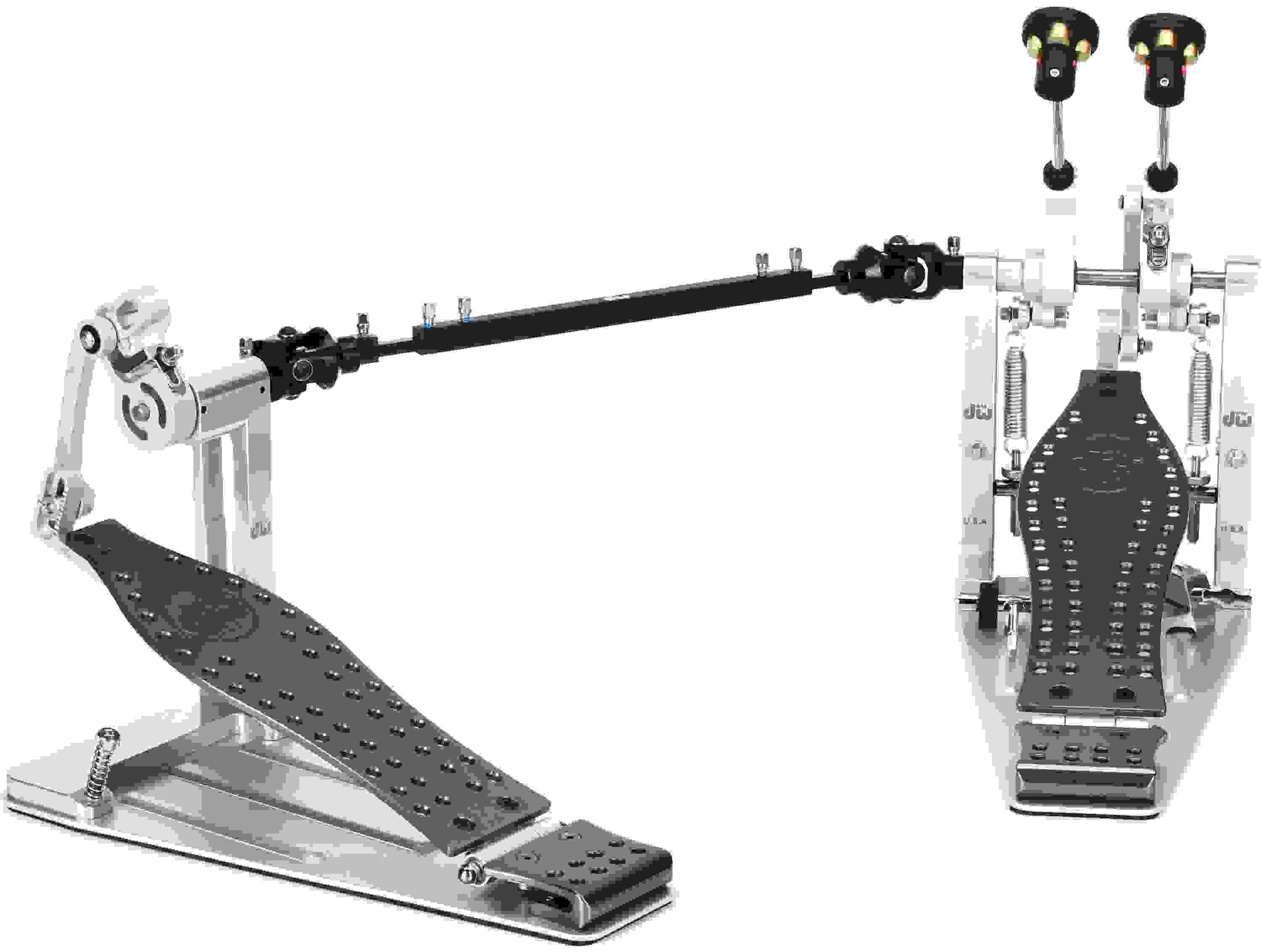 DW DWCPMDD2GR MDD Machined Direct Drive Double Bass Drum Pedal - Gun Metal | Sweetwater