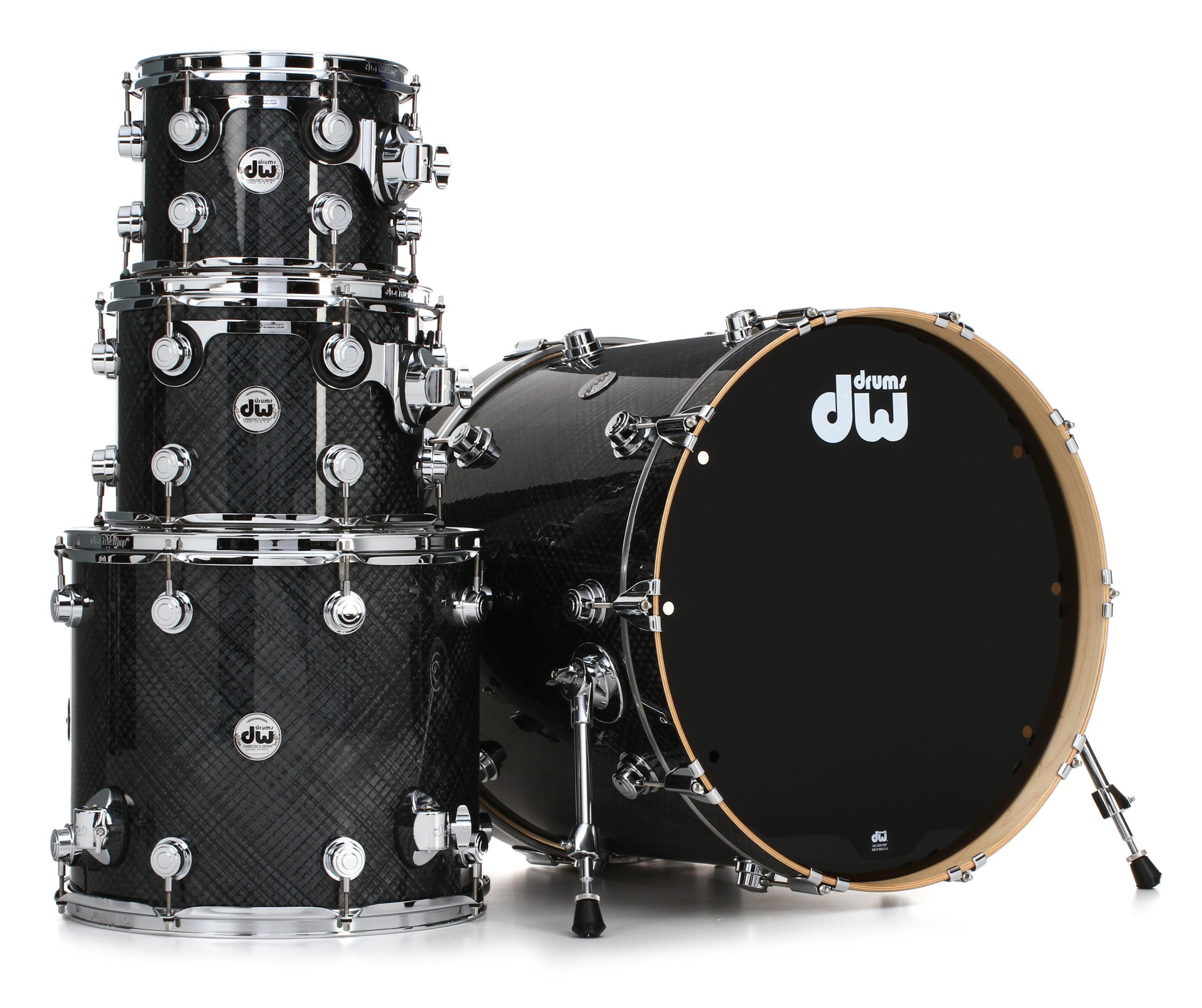 DW Collector's Series 4-piece Shell Pack - Gray Crystal FinishPly ...