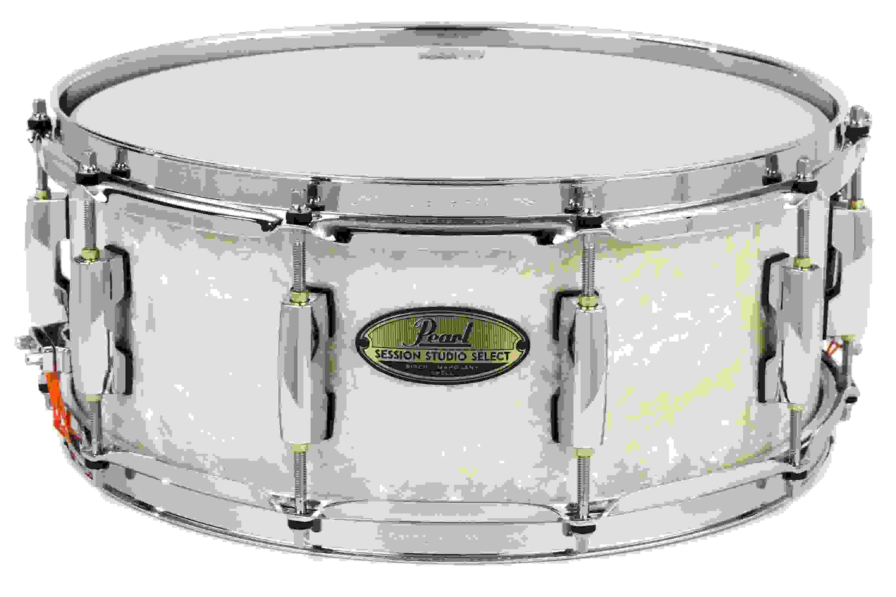 Pearl Session Studio Select Snare Drum - 5.5 x 14-inch - Nicotine White ...