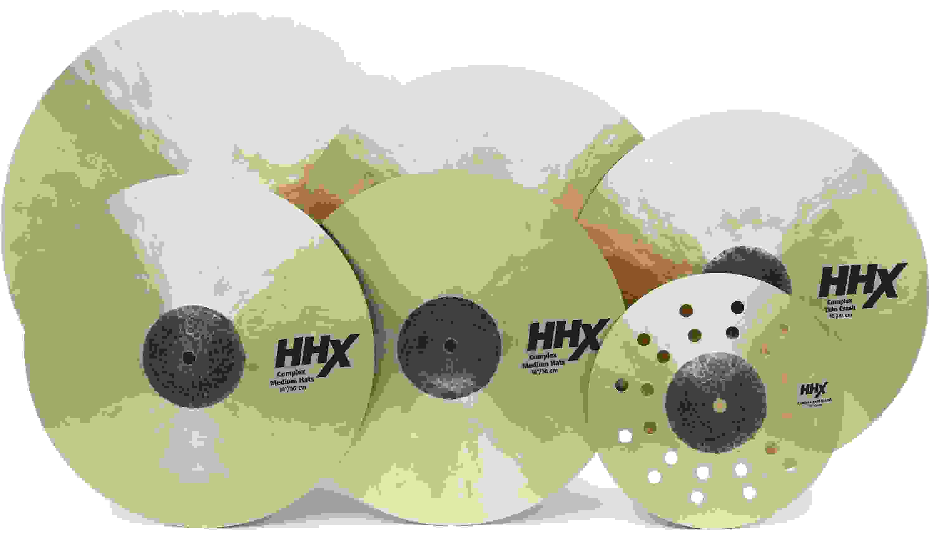 Sabian HHX Complex Praise and Worship Cymbal Set - 10-/14-/16-/18-/21 ...
