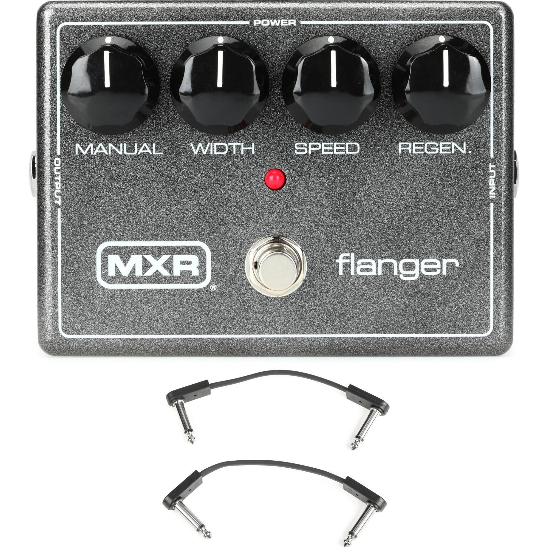 MXR M117R Flanger Pedal with EBS Patch Cables | Sweetwater