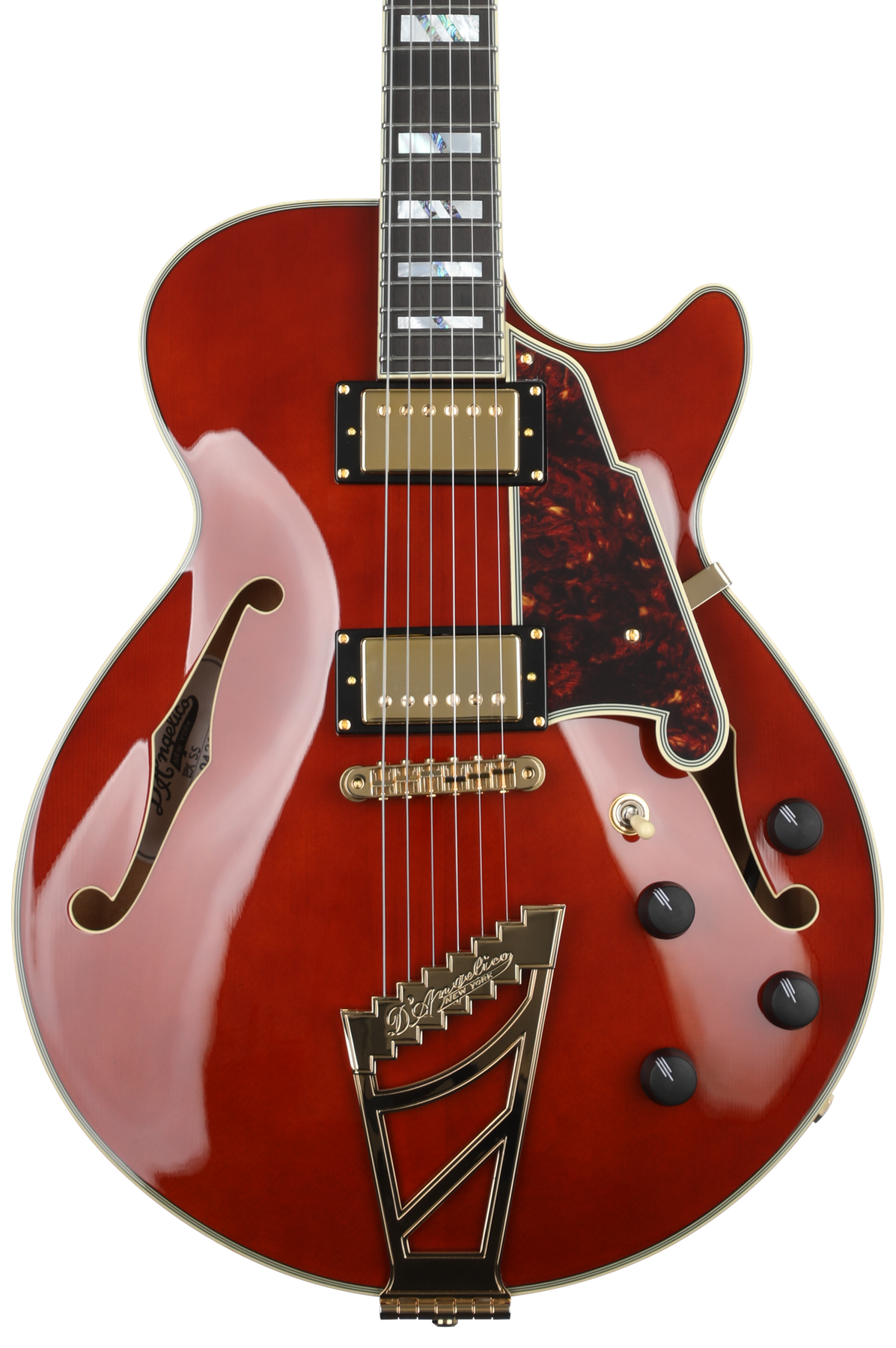 D'Angelico Excel SS Semi-hollowbody Electric Guitar - Viola with ...