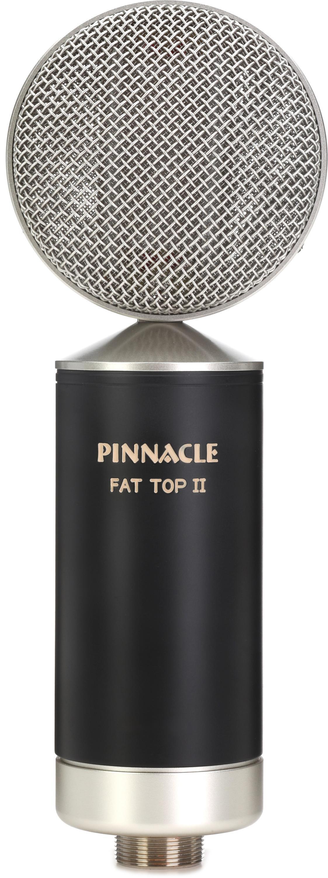 Pinnacle Microphones Fat Top II Deluxe Ribbon Microphone with Lundahl ...