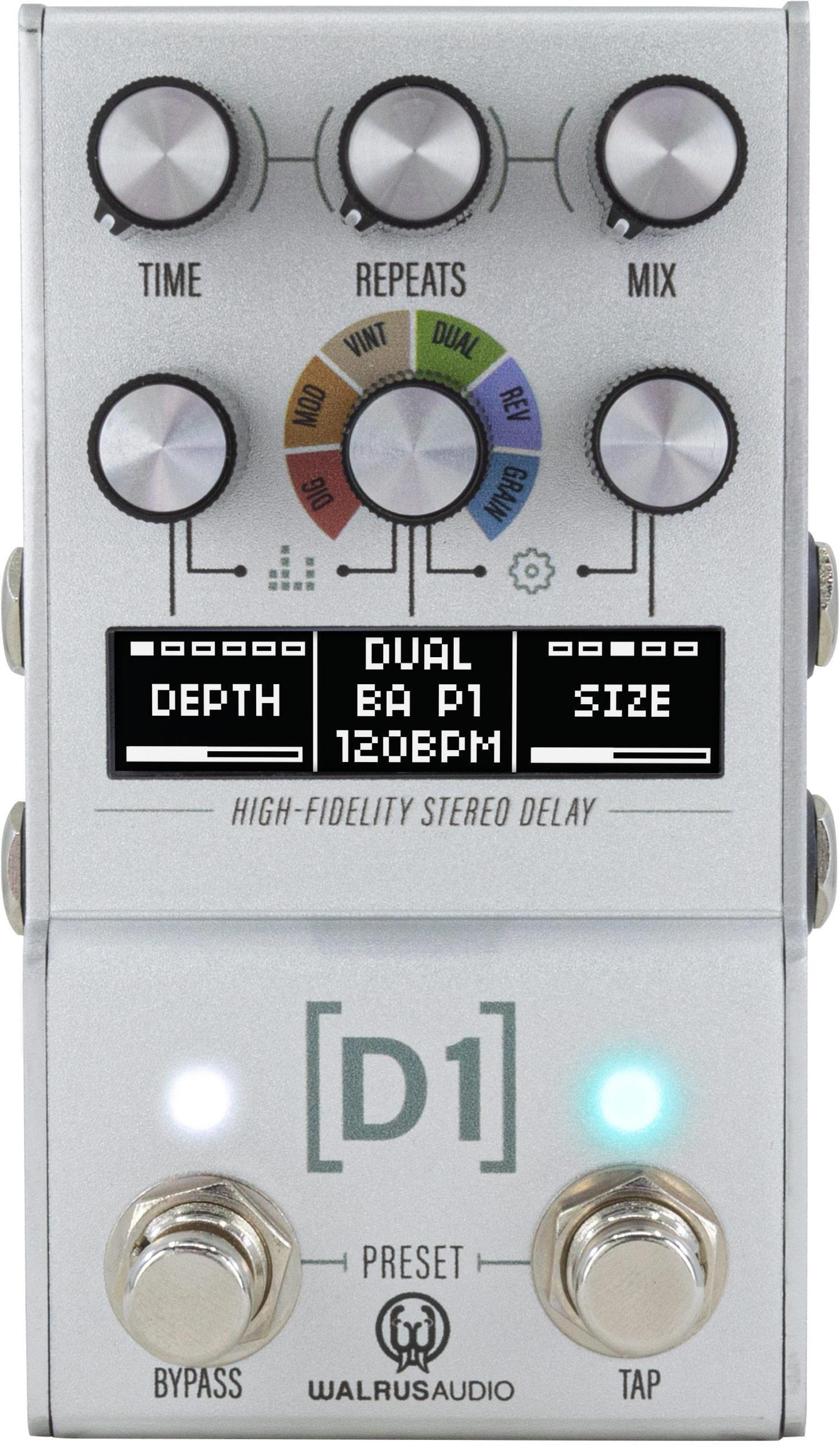 Walrus Audio Mako MKII D1 High-fidelity Stereo Delay Pedal | Sweetwater