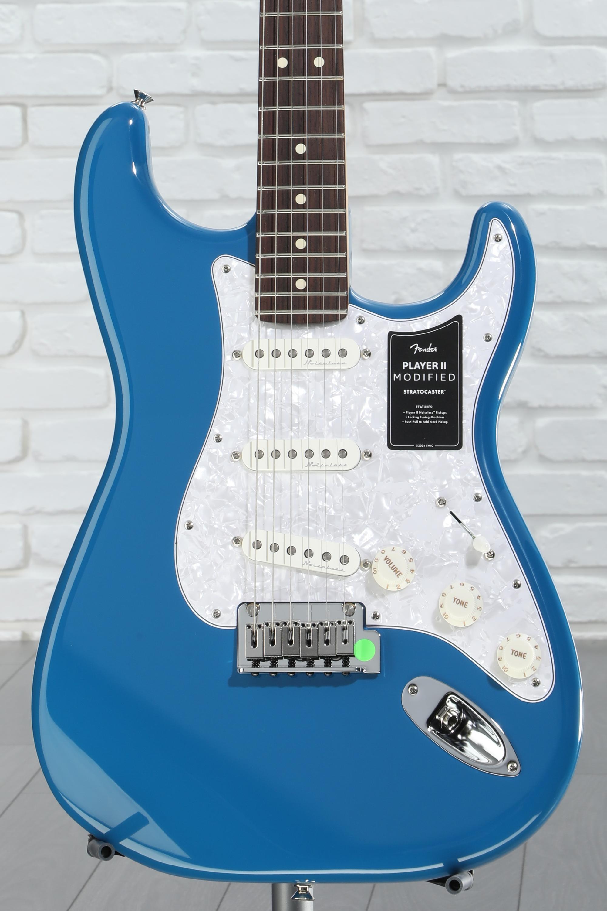 Fender Player II Modified Stratocaster Electric Guitar - Electric Blue ...