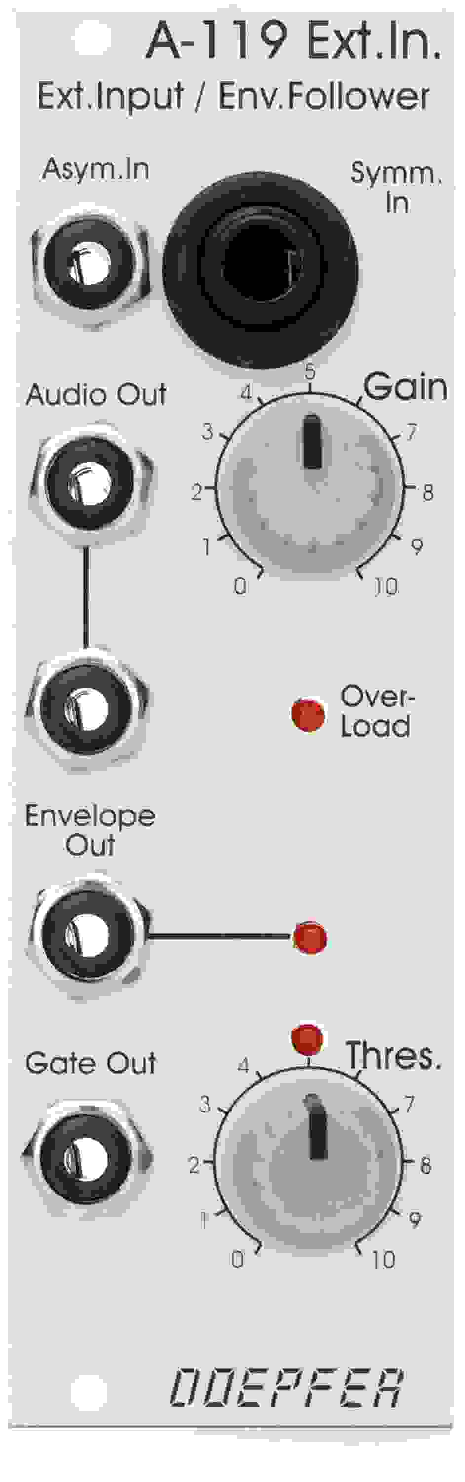 Doepfer A-119 External Input/Envelope Follower Eurorack Module ...