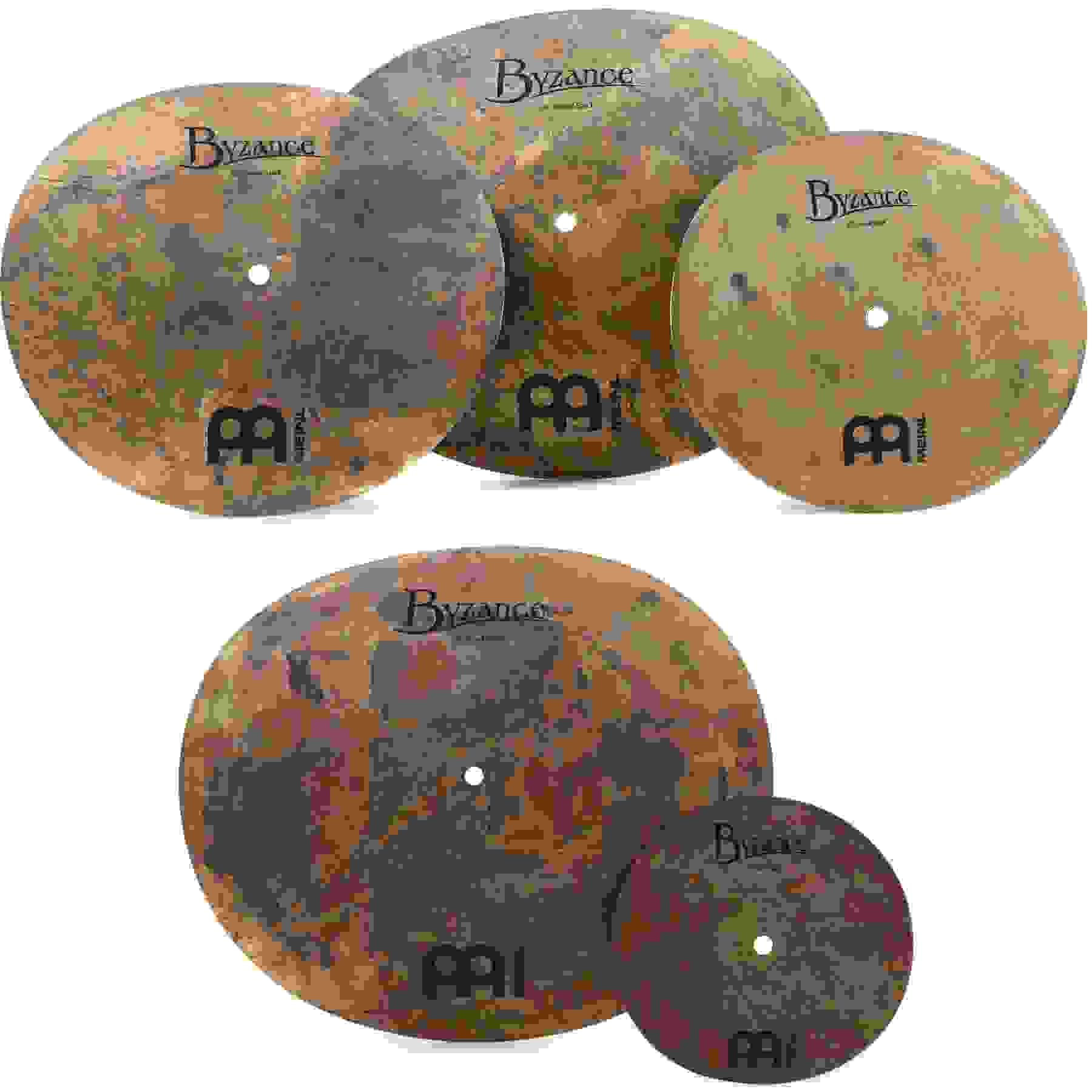 Meinl Cymbals Byzance Vintage 8"/10"/12"/14"/16" Smack Stack Cymbals ...