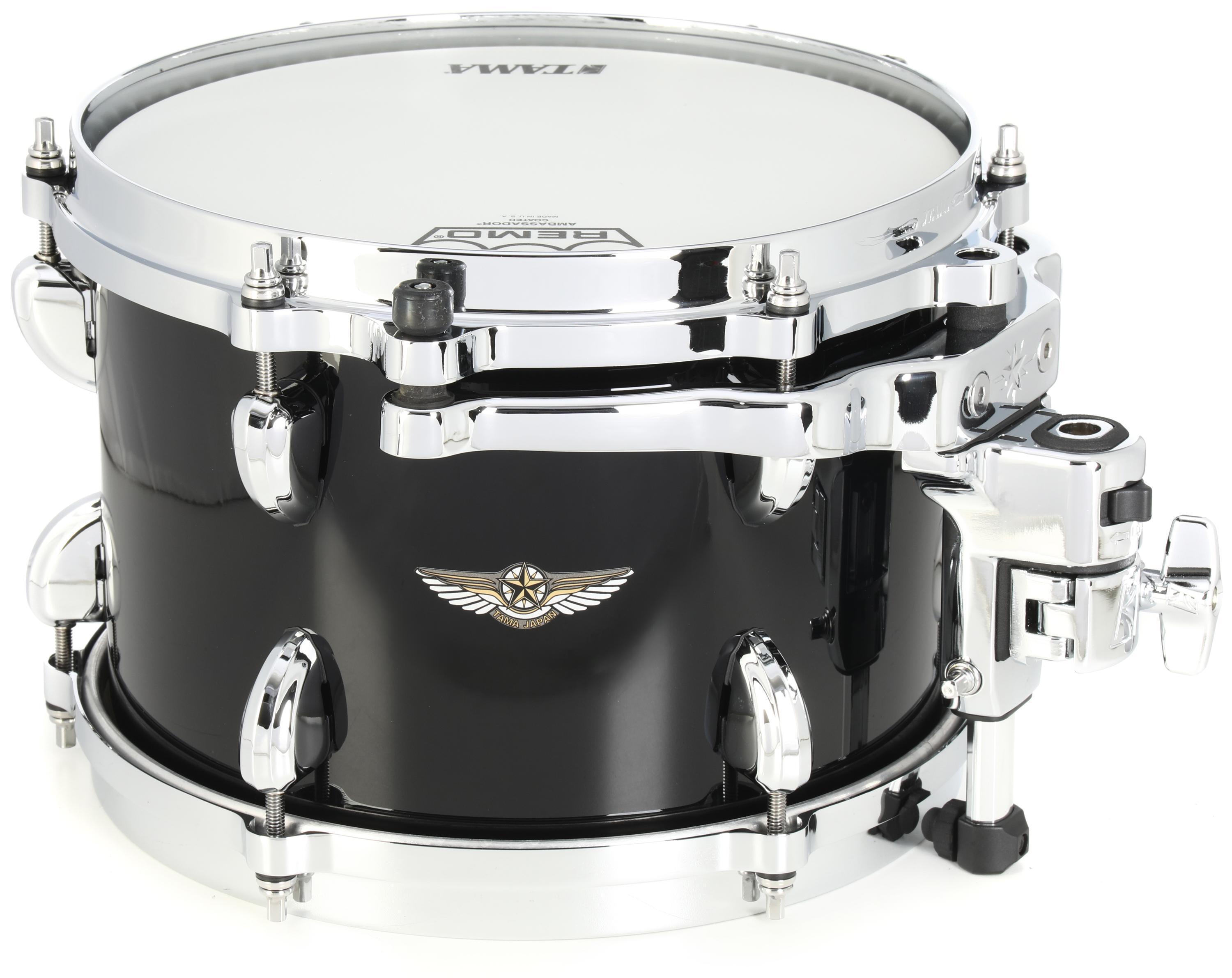 Tama STAR Walnut Mounted Tom - 7 inches x 10 inches, Piano Black ...