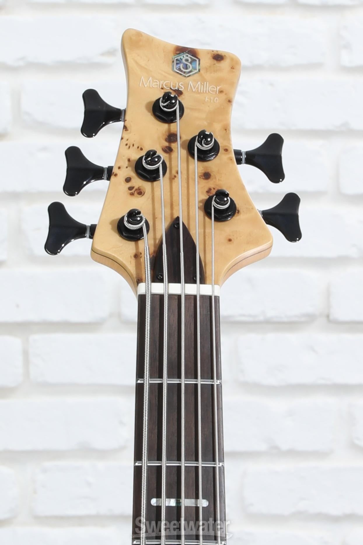 Sire Marcus Miller F10 5-string Bass Guitar - Natural Satin | Sweetwater