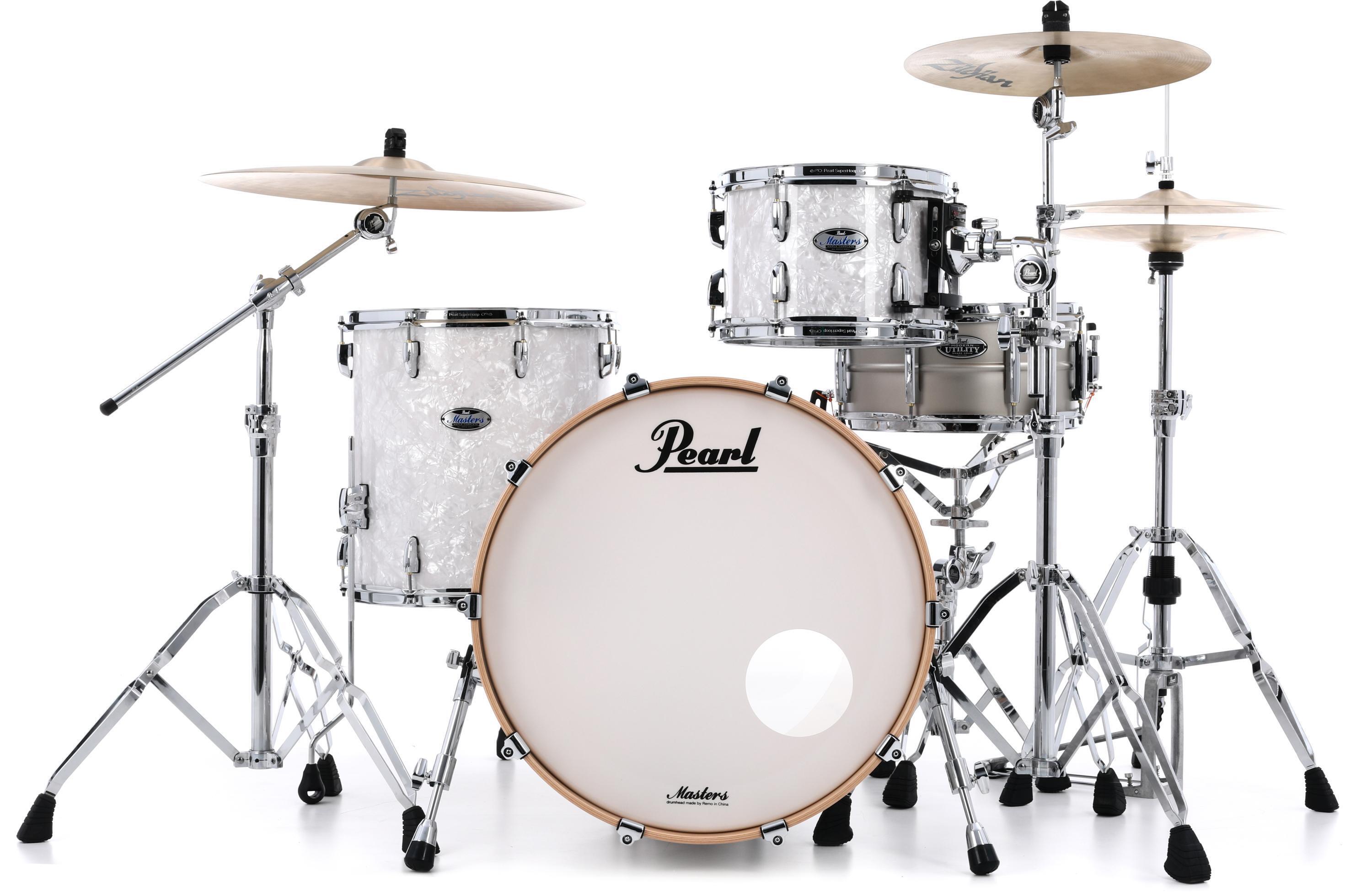 Pearl Masters Maple Complete MCT923XSP/C 3-piece Shell Pack - White ...