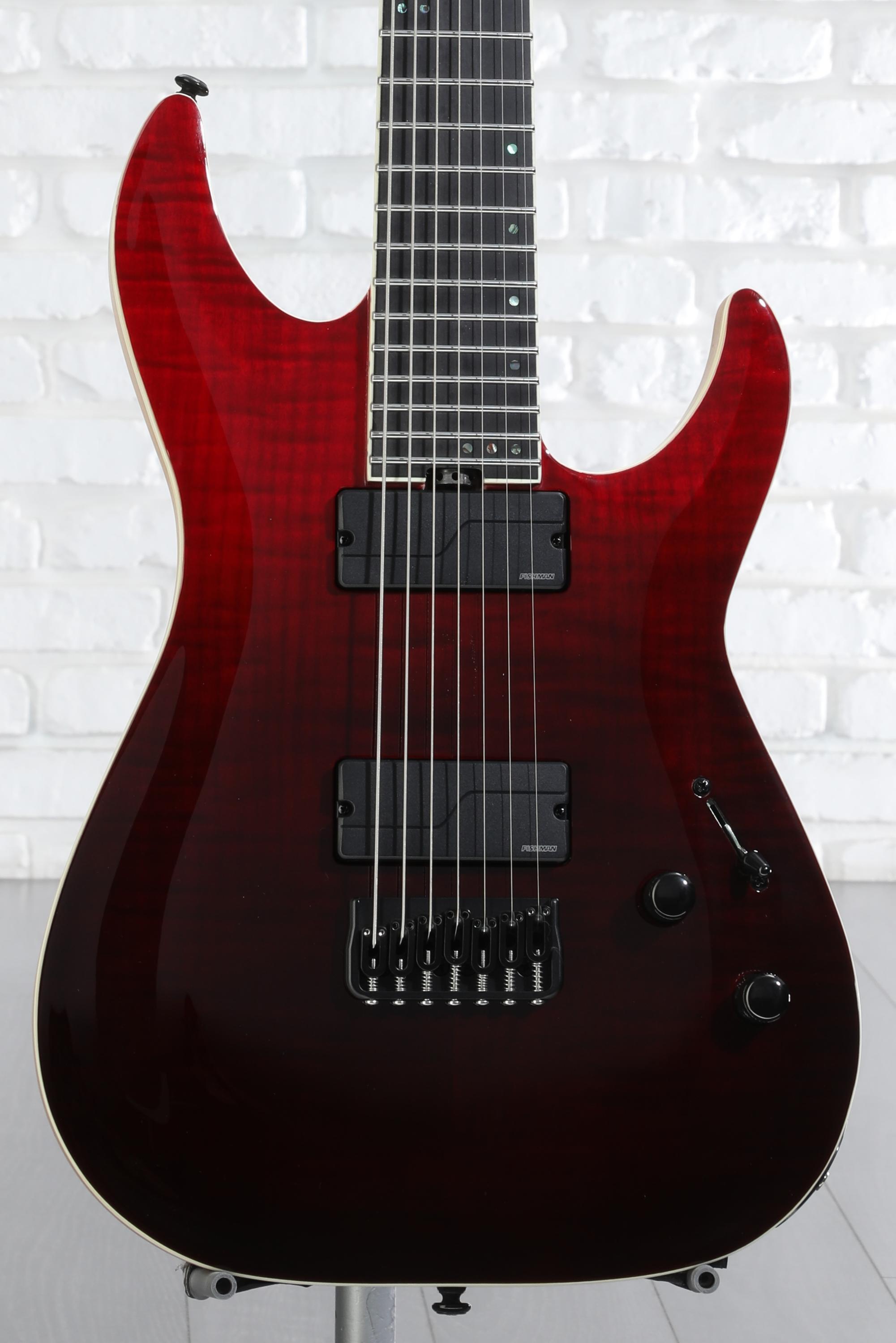 Schecter C-7 SLS Elite 7-string Electric Guitar - Blood Burst | Sweetwater