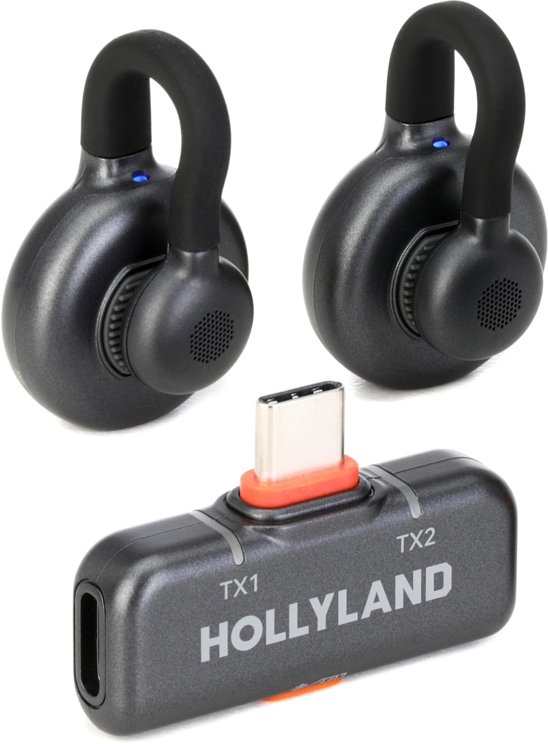 Hollyland Lark M2S Wireless System with USB-C Plug | Sweetwater