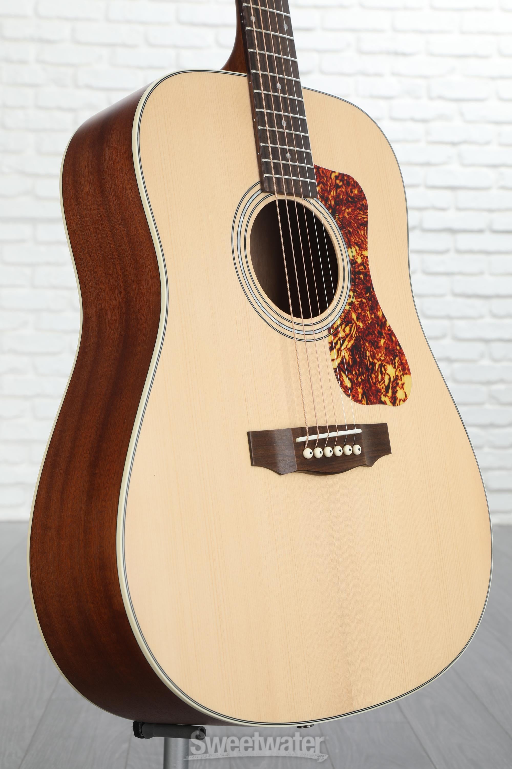 Guild D-240E Acoustic-Electric Guitar - Natural | Sweetwater