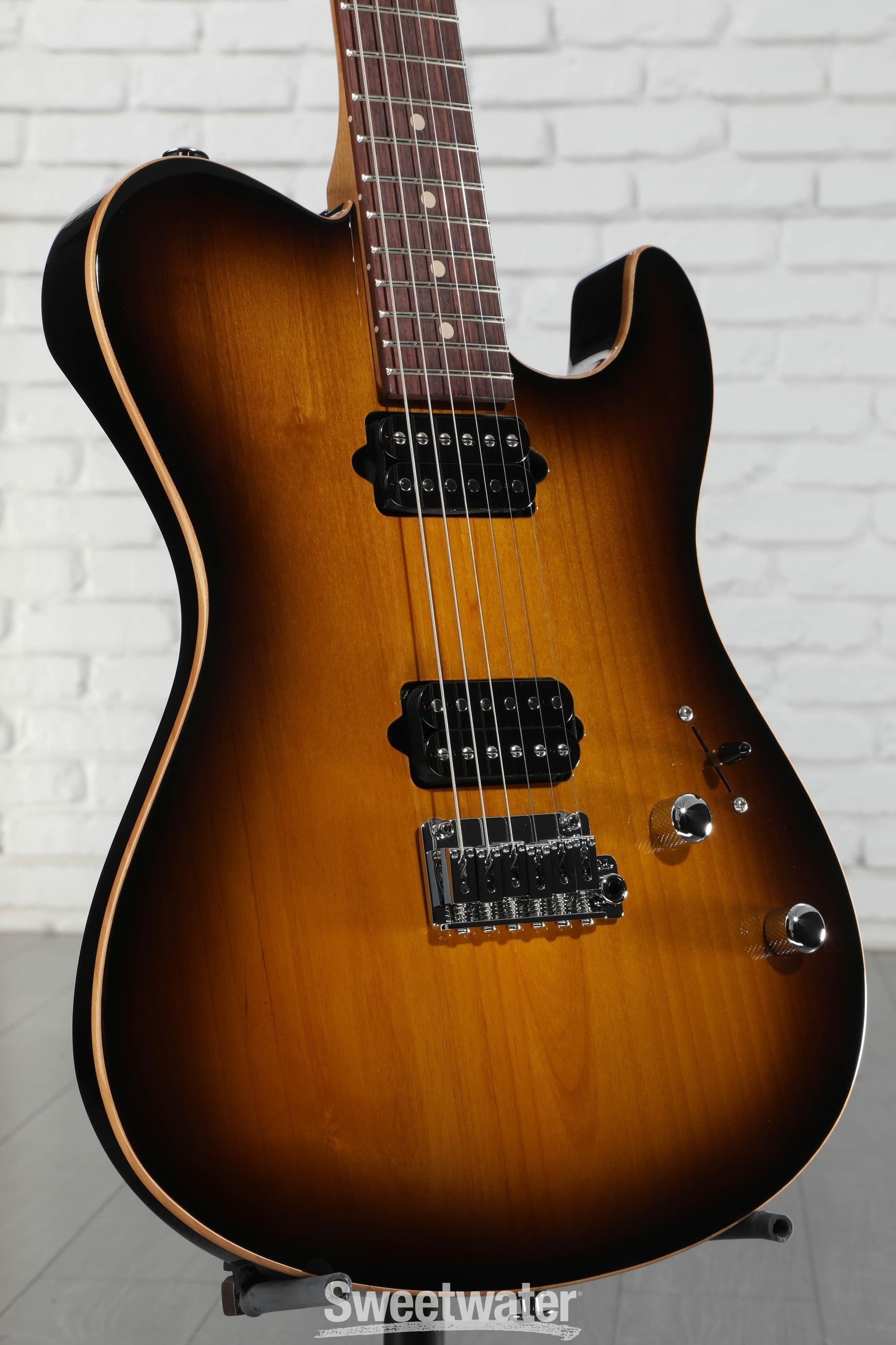 Suhr Oso Electric Guitar - 2-tone Tobacco Burst | Sweetwater