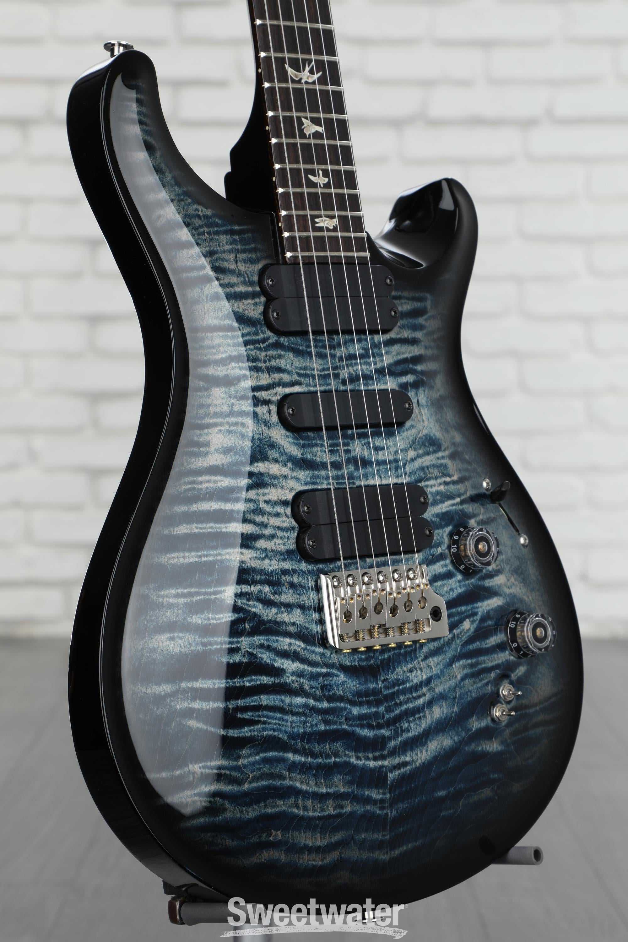 PRS 509 Electric Guitar - Faded Blue Jean Smokewrap Burst | Sweetwater