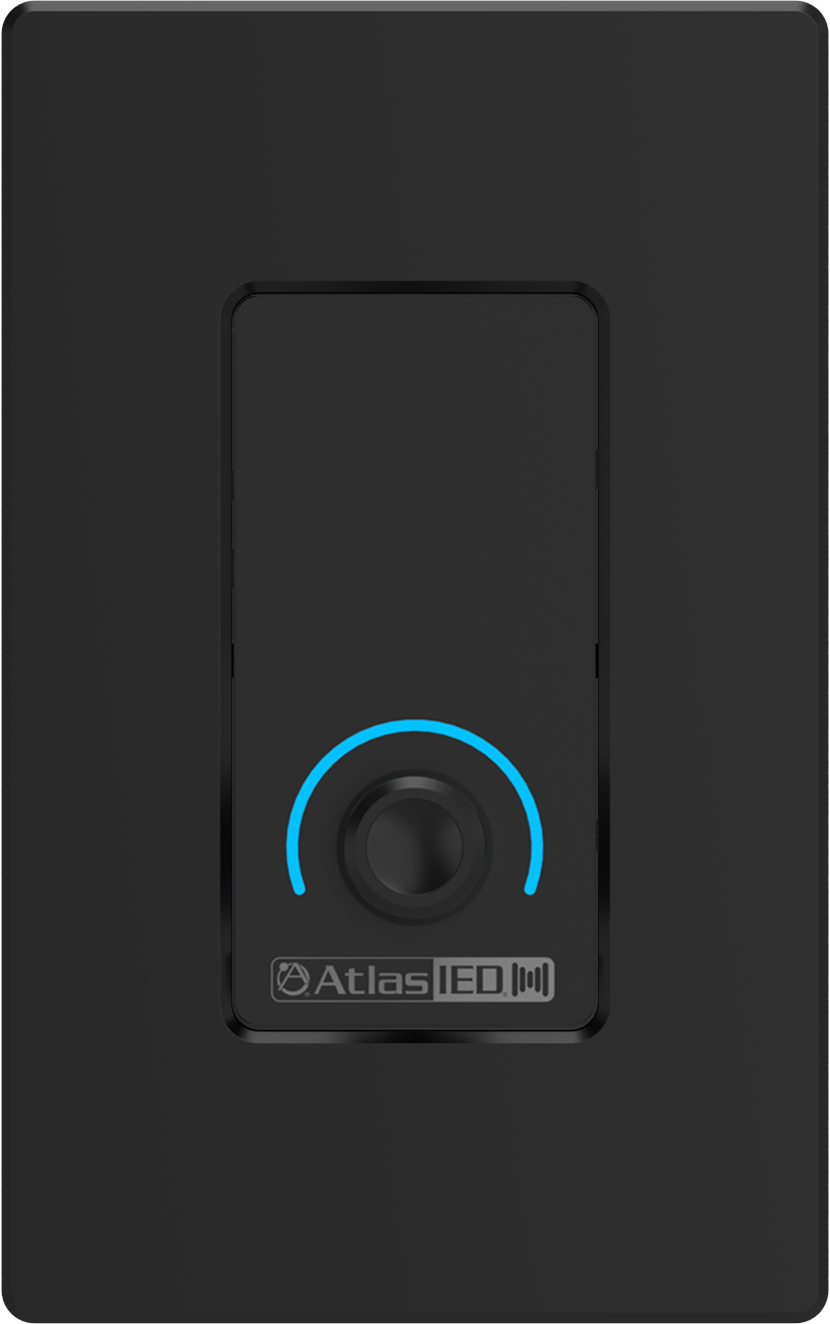 AtlasIED C-V-US-B Atmosphere Wall Volume Controller - Black | Sweetwater