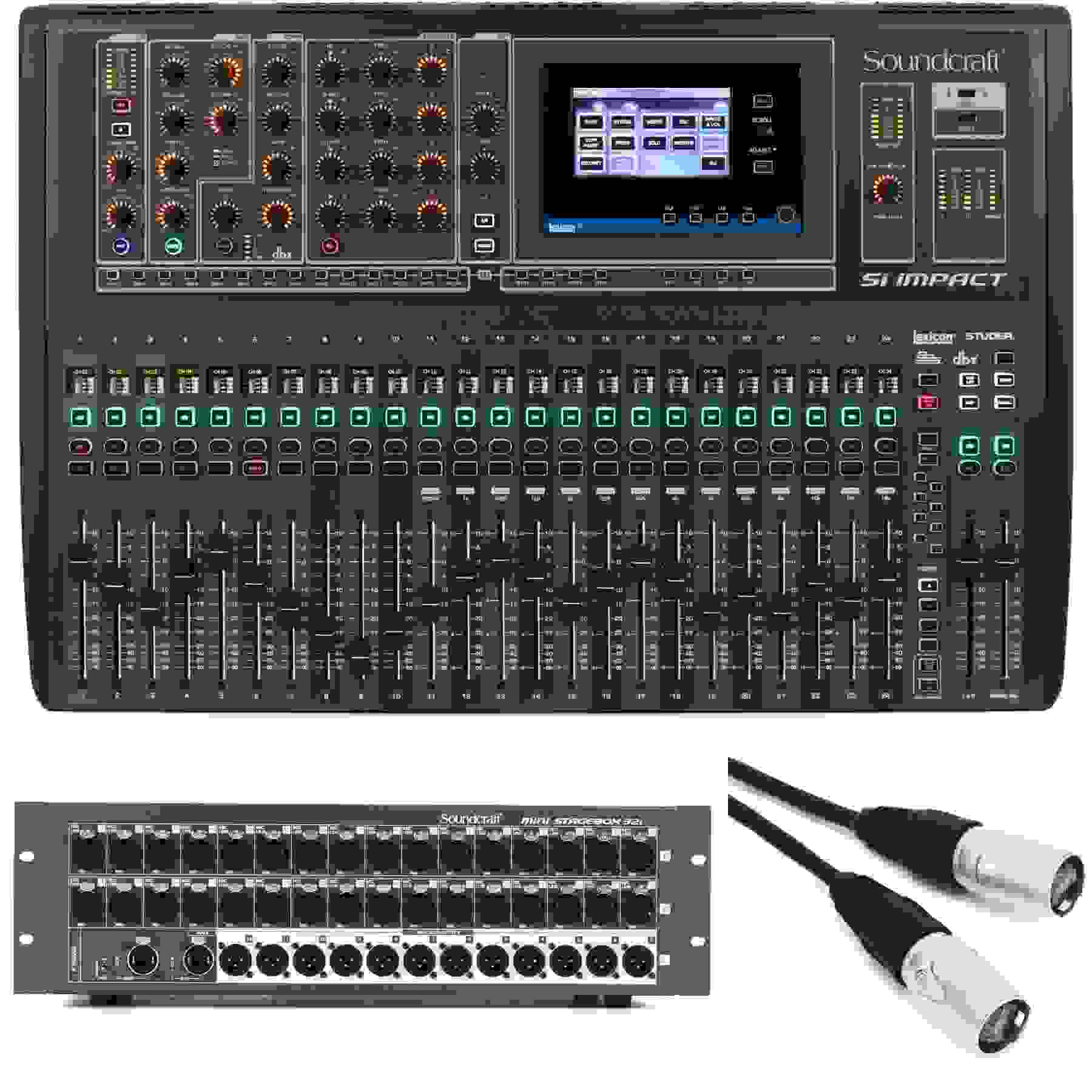 Soundcraft Si Impact Digital Mixer with Mini Stagebox 32i | Sweetwater