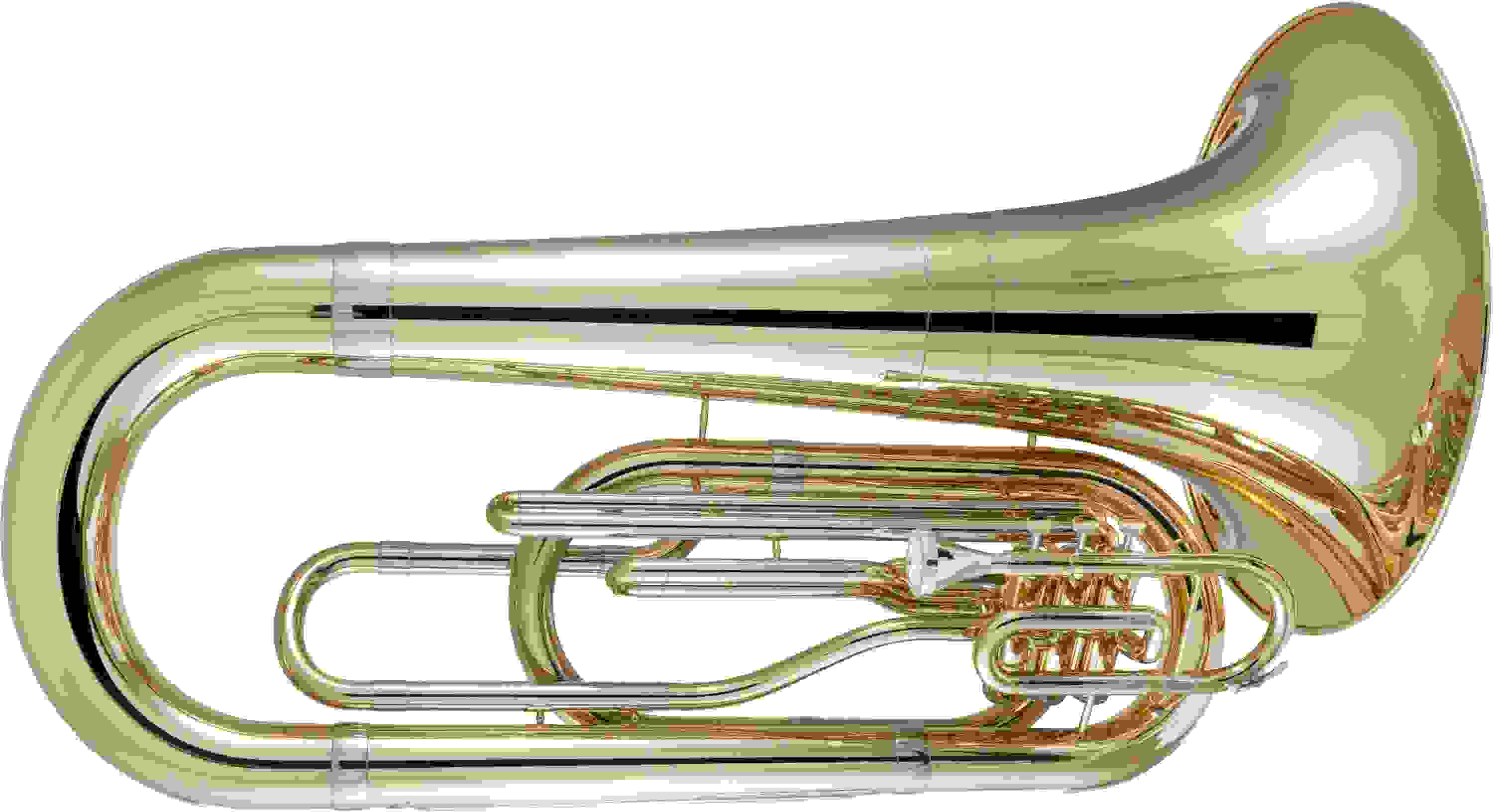 King KMT410 Performance Series Marching Tuba - Clear Lacquer | Sweetwater