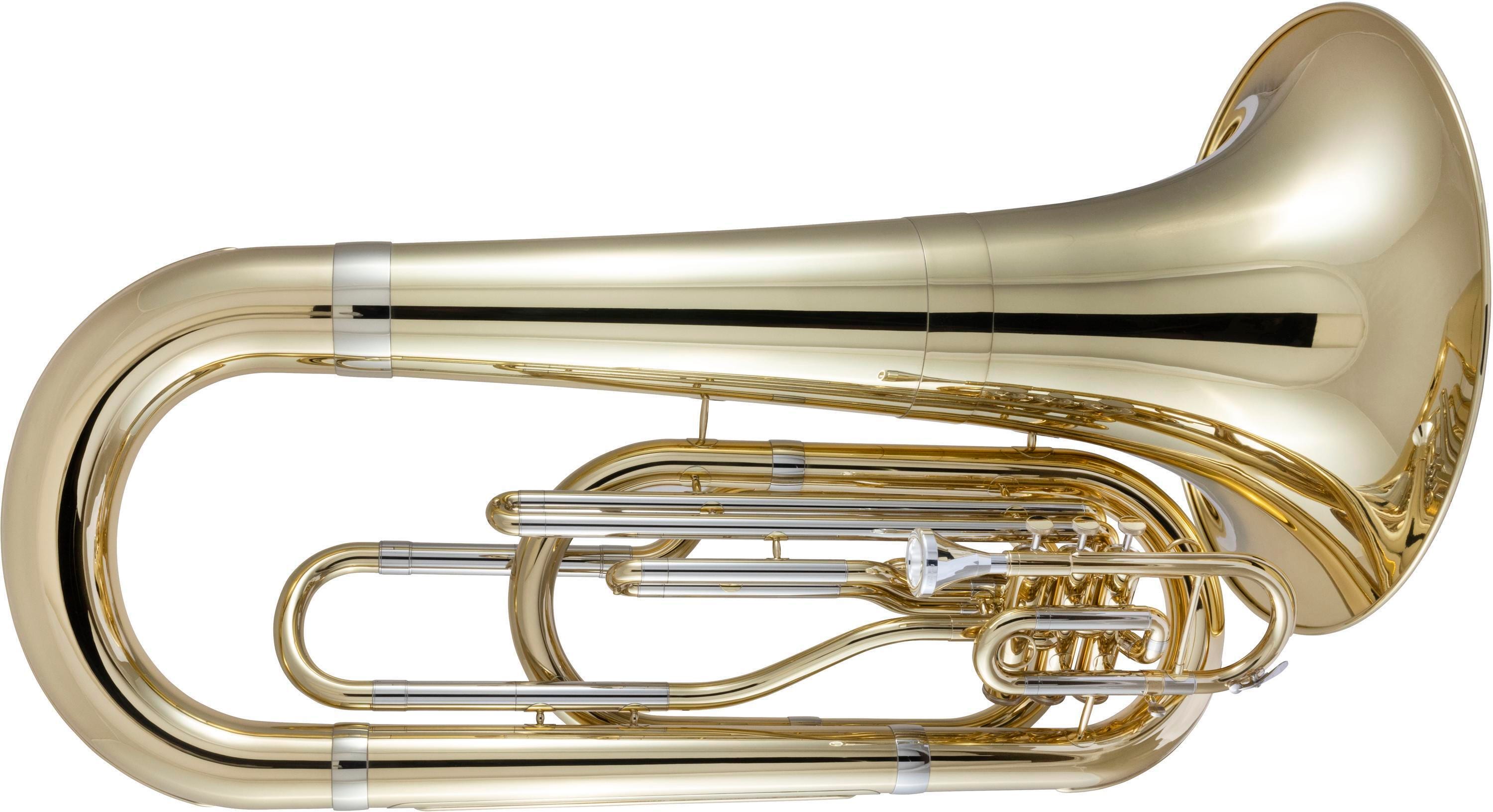 King KMT410 Performance Series Marching Tuba - Clear Lacquer | Sweetwater