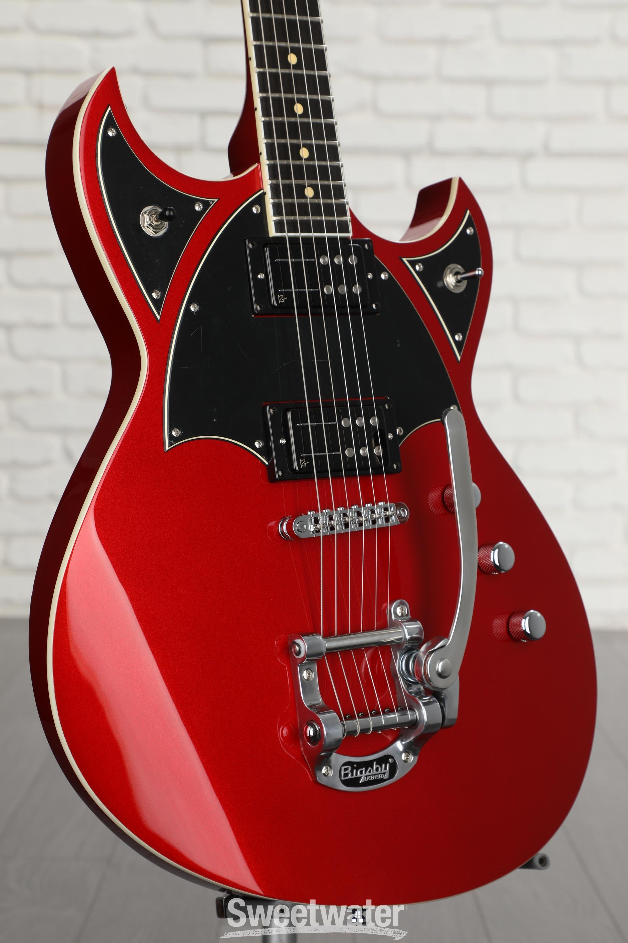 Reverend Reeves Gabrels Spacehawk Electric Guitar - Metallic Red ...