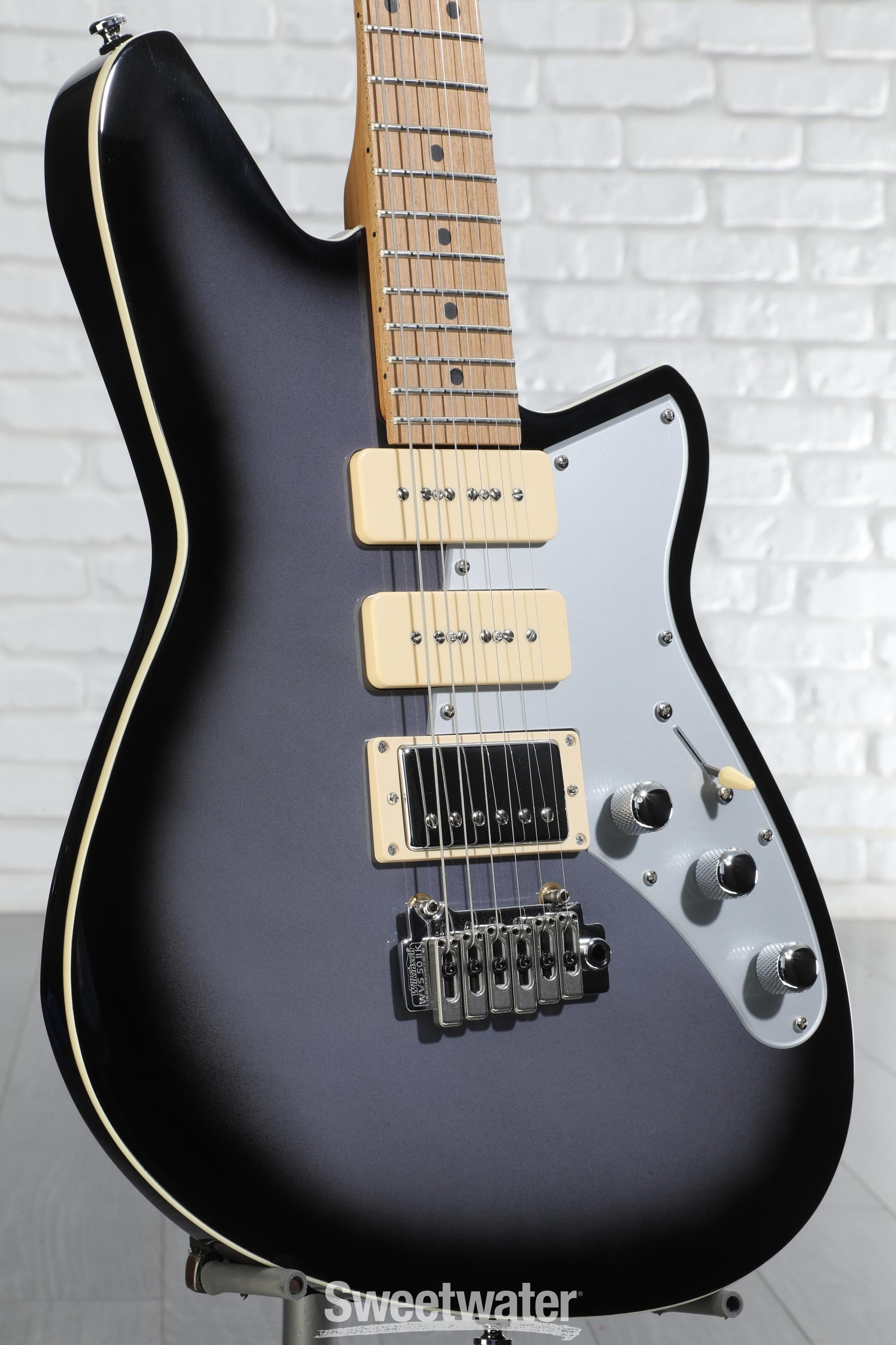 Reverend Six Gun HPP Electric Guitar - Periwinkle Burst | Sweetwater