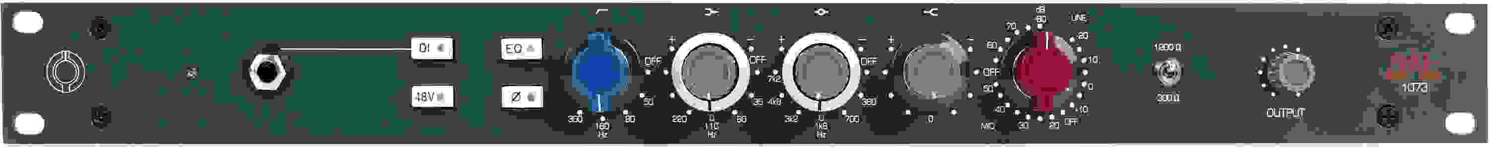 BAE 1073 Rackmount Microphone Preamp & EQ without Power Supply | Sweetwater